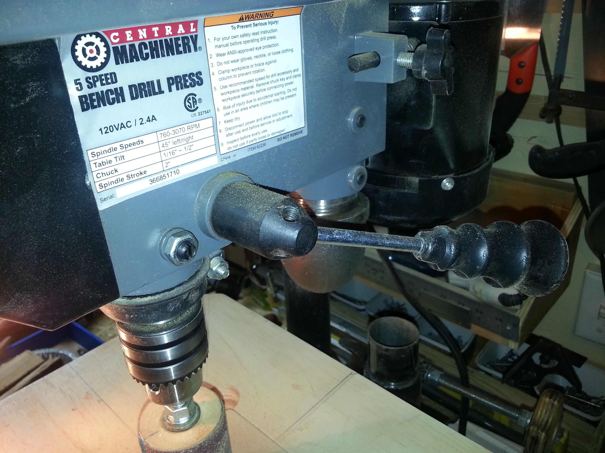 Drill Press Modification : 5 Steps - Instructables