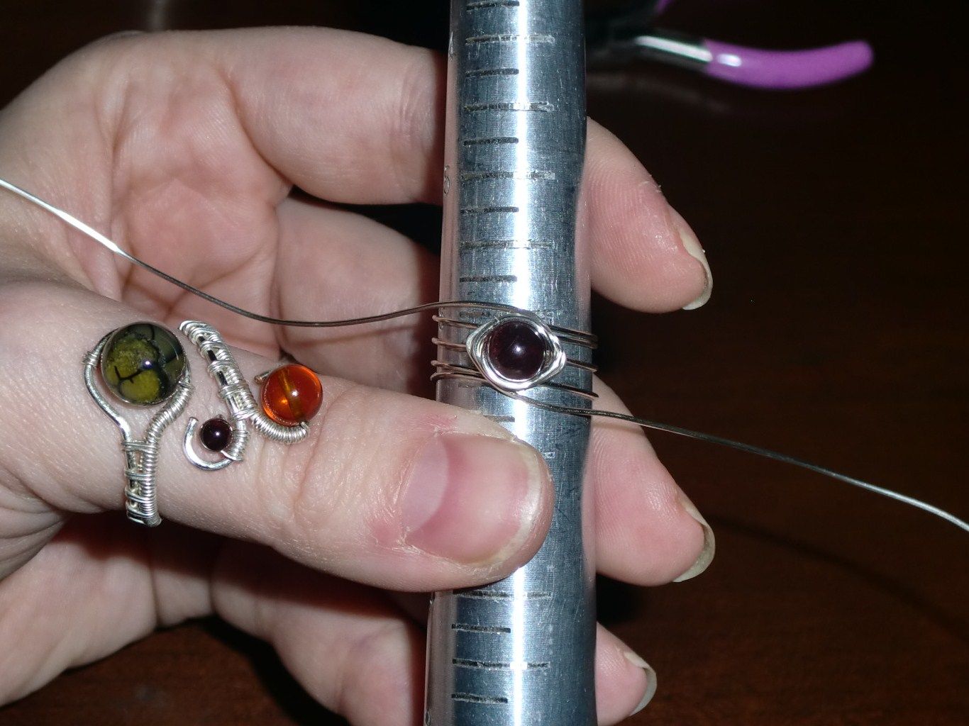 How to Make a Simple Wire Wrapped Ring : 11 Steps (with Pictures ...