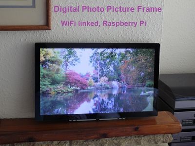 Digital Photo Picture Frame, WiFi Linked – Raspberry Pi : 4 Steps (with ...