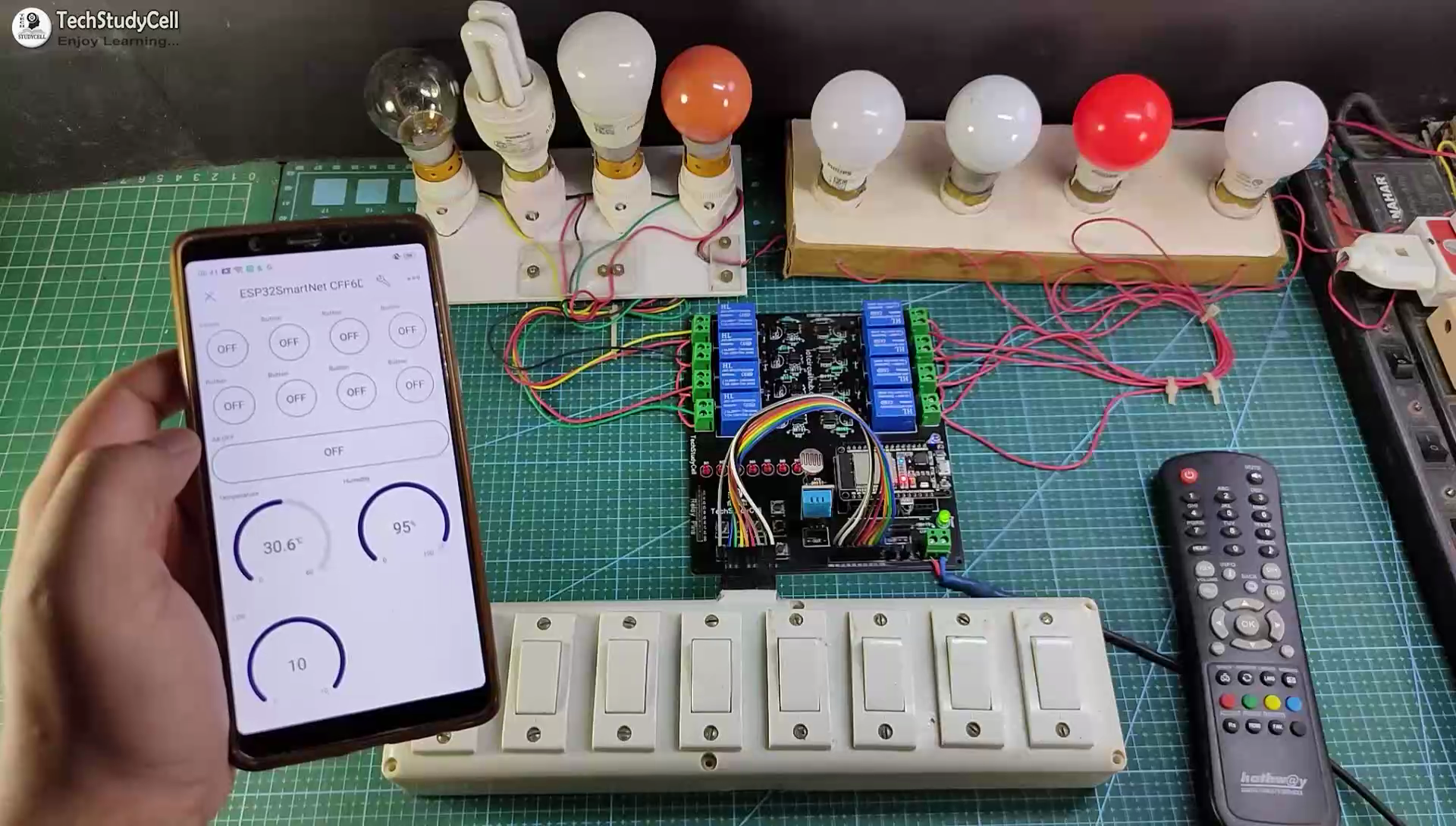 Home Automation With ESP32 Blynk 2.0 IR Remote Control Relay | IoT ...