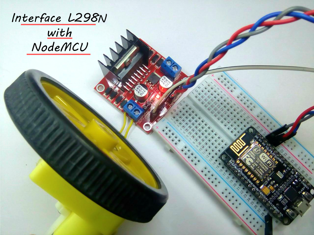 Interface L298N Using NodeMCU : 6 Steps (with Pictures) - Instructables