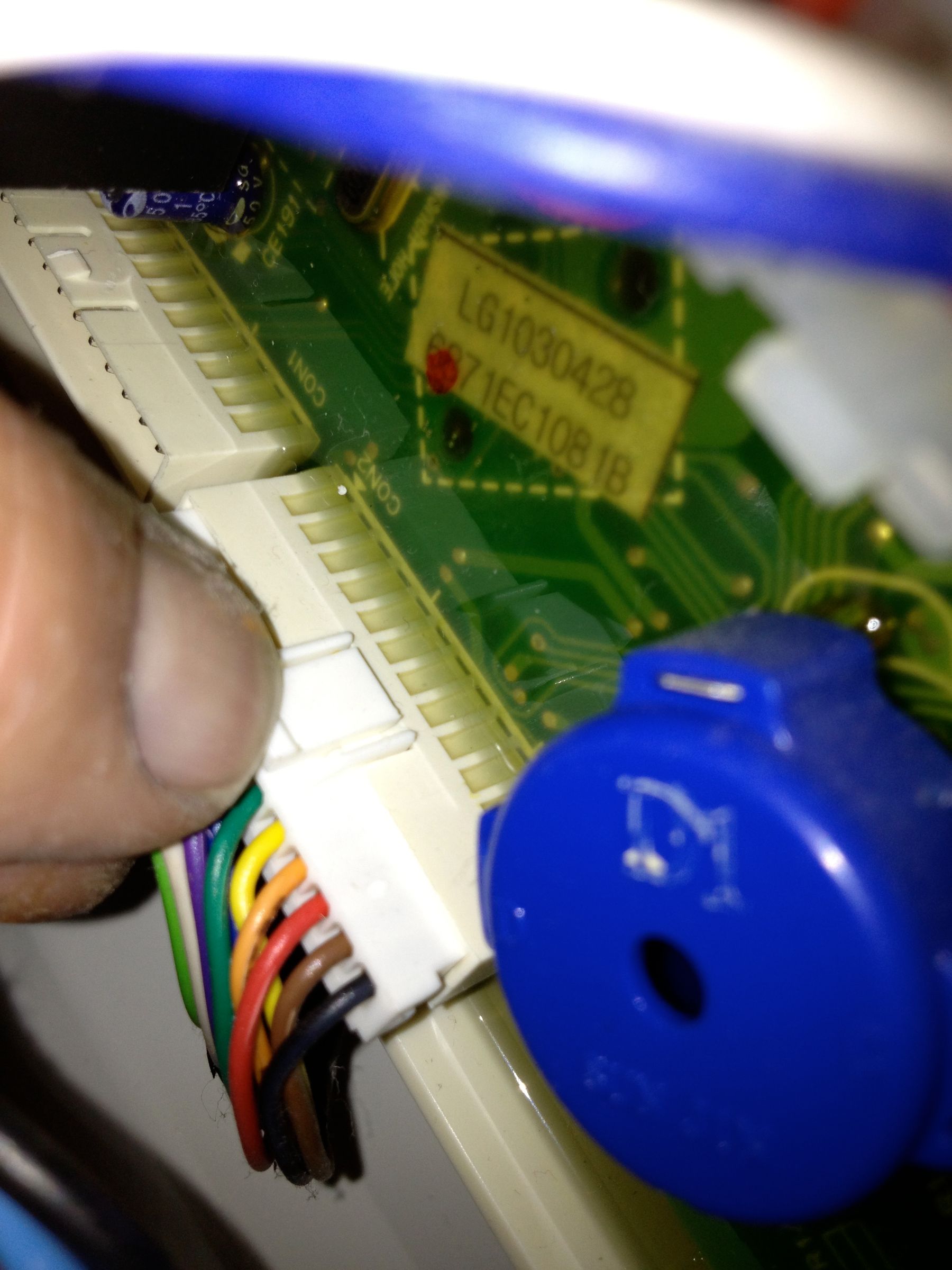 Replacing the User Interface Control Board on a LG Washing Machine. : 8 ...