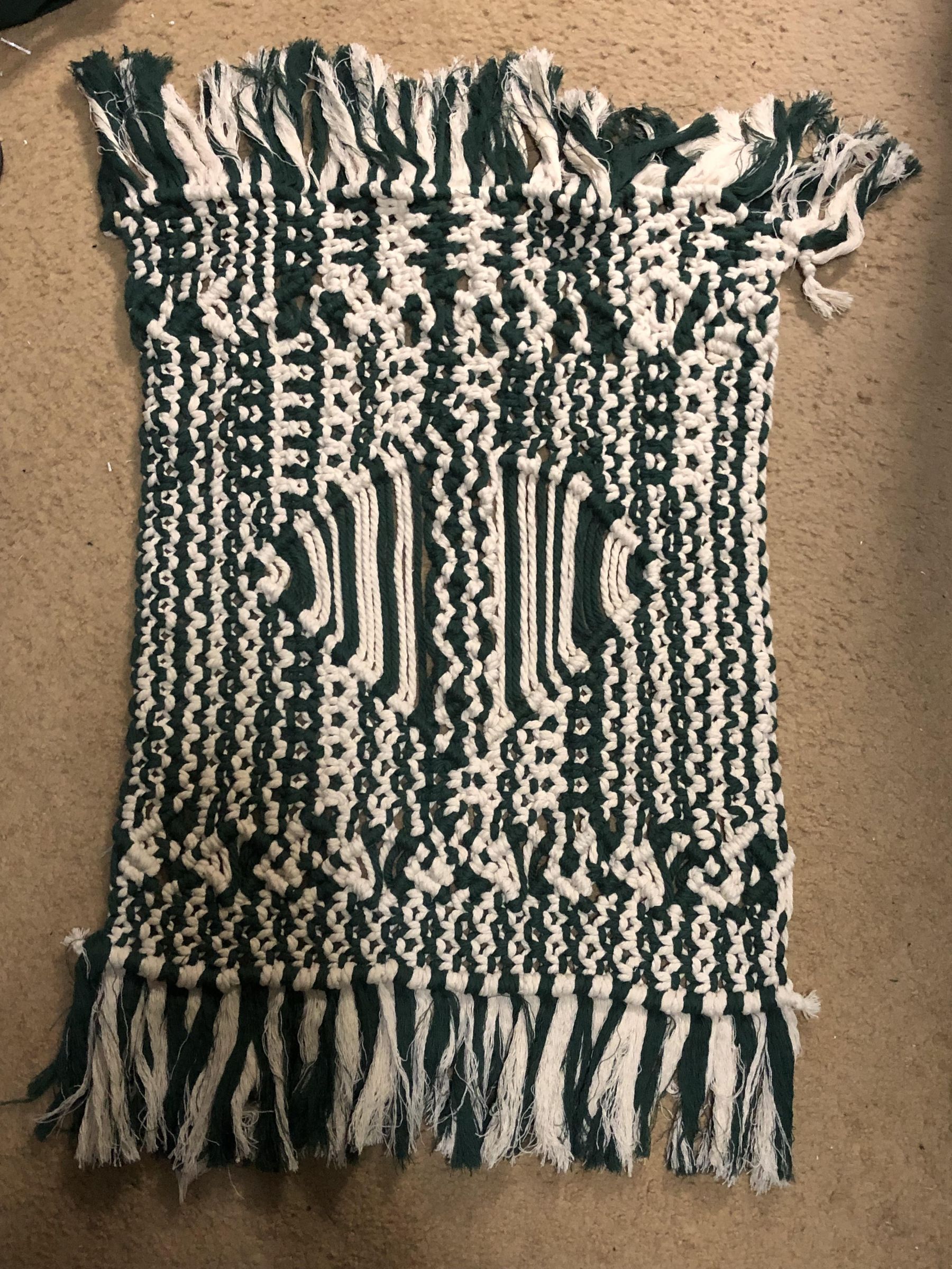 How to Make a Bohemian Macrame Rug : 14 Steps (with Pictures ...