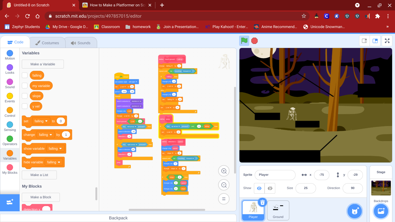 How to Make a Platformer on Scratch : 6 Steps (with Pictures) - Instructables