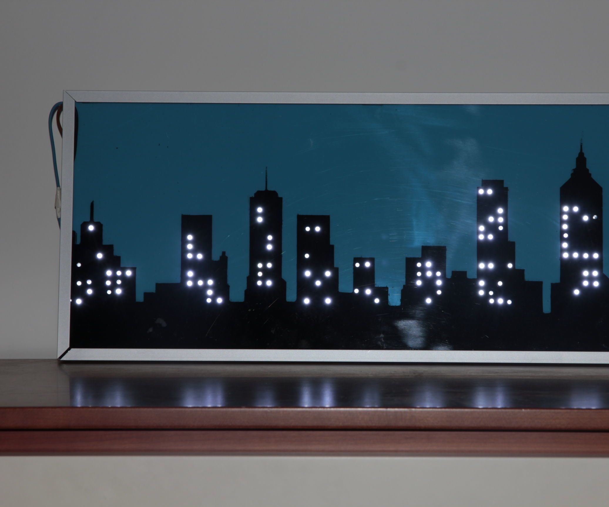 Night City Skyline LED Wall Lamp : 6 Steps (with Pictures) - Instructables