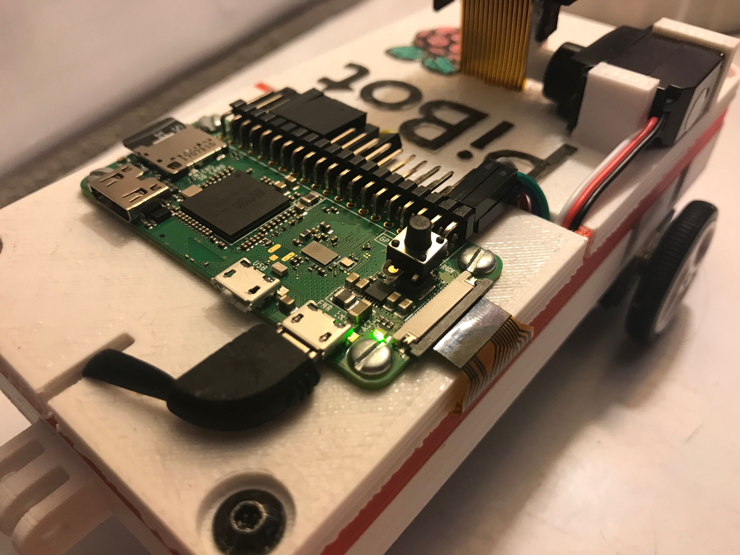 3D Printed Raspberry Pi Zero Robot : 12 Steps - Instructables