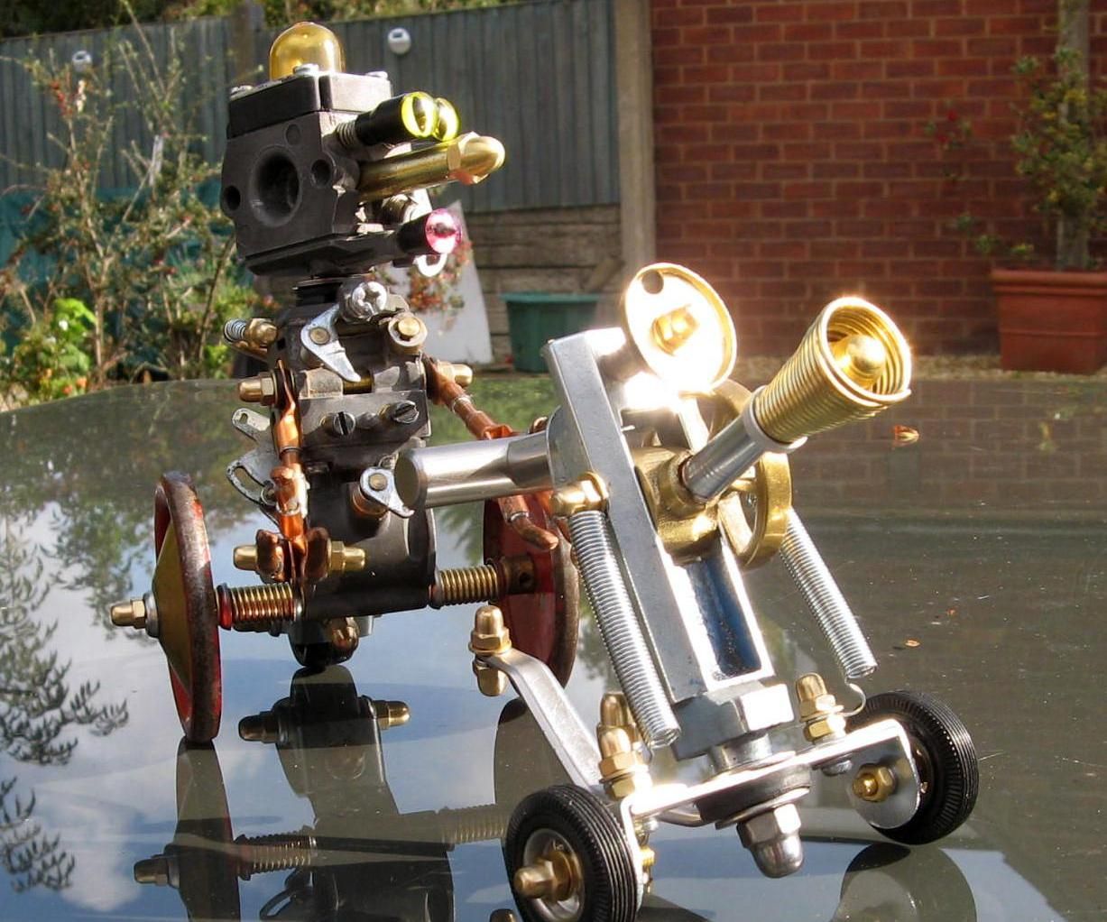 G.I. Roe, the Steampunk Upcycled Robot Warrior : 10 Steps (with ...