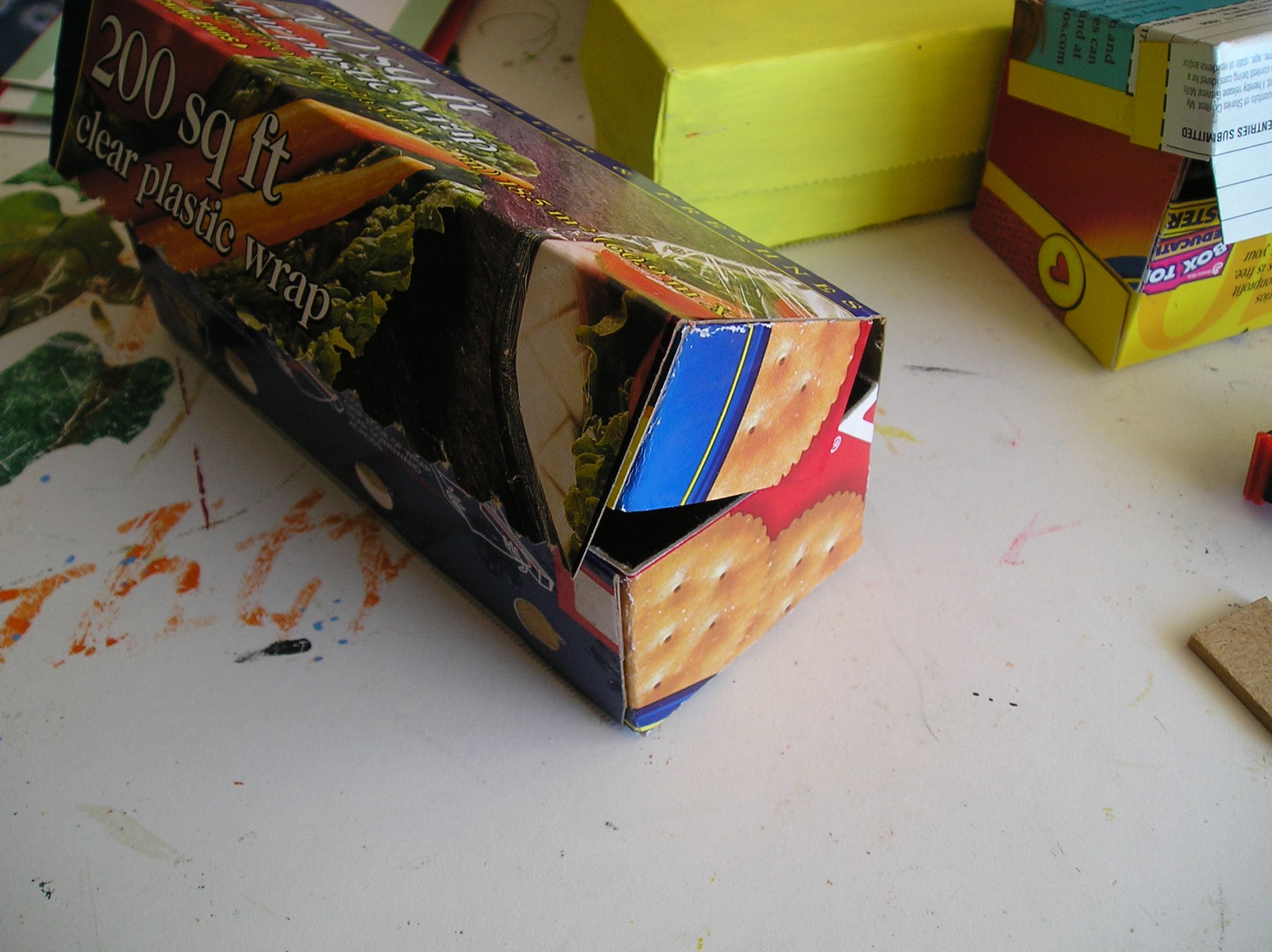 How to Mini-Size a Roll of Saran Wrap : 6 Steps (with Pictures ...