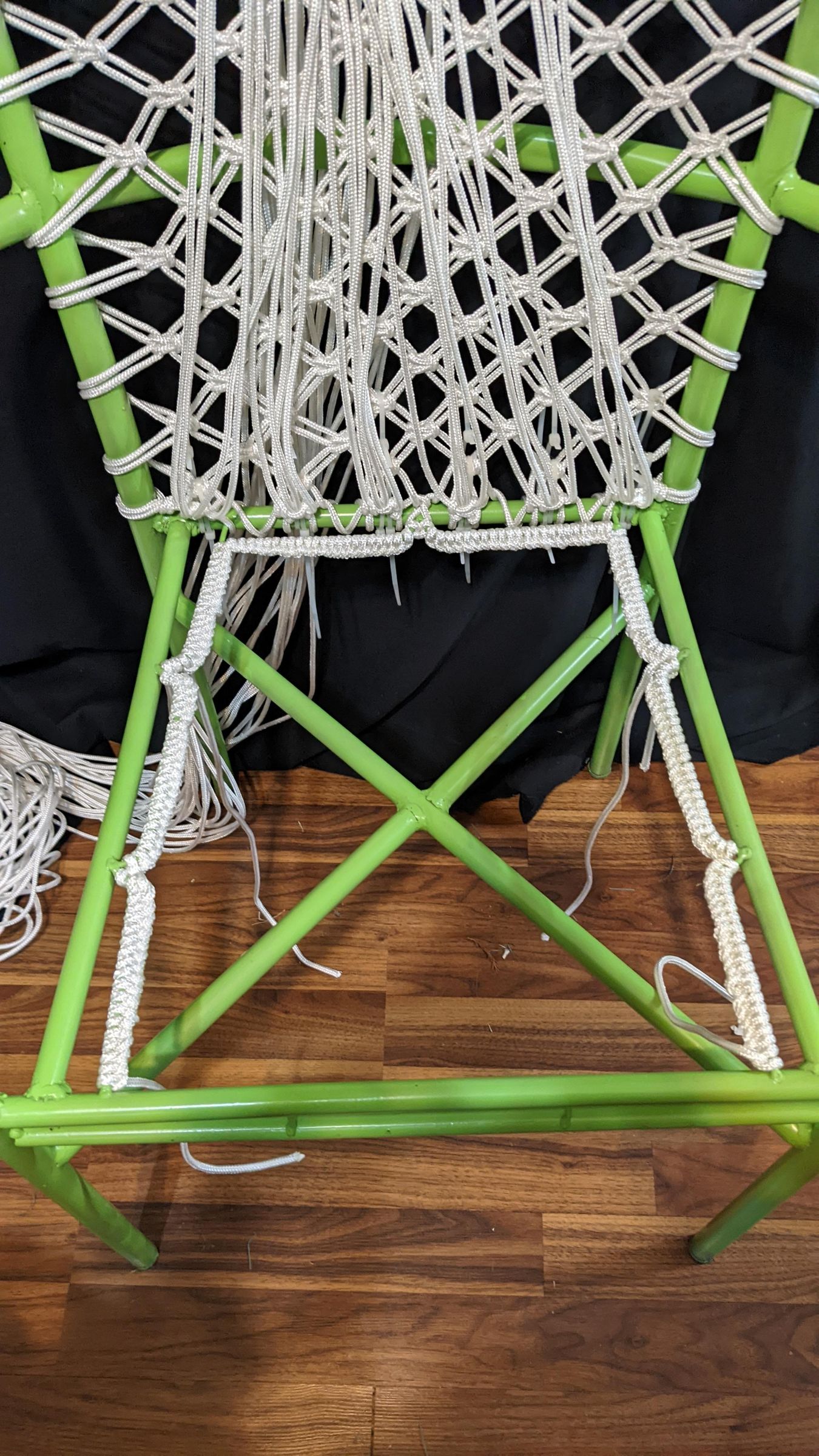 Upcycled Macrame Chair : 12 Steps (with Pictures) - Instructables