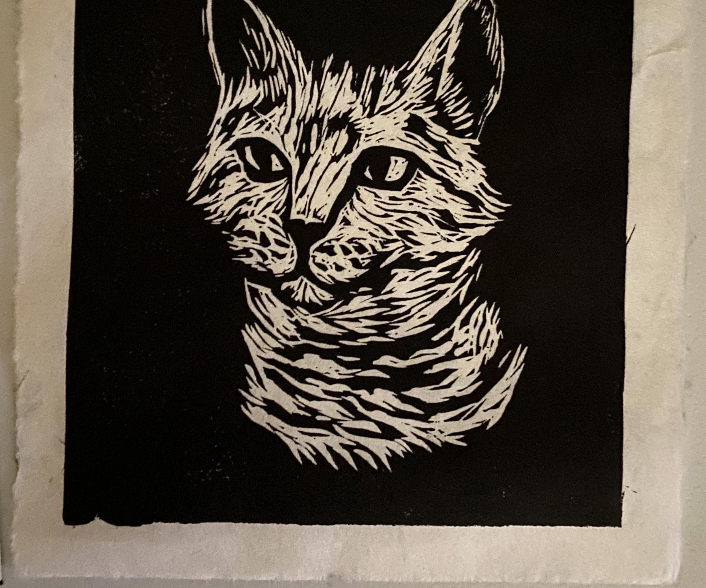 Wood & Linocut Prints The Doors of Durin Handpressed Lino Print Art ...