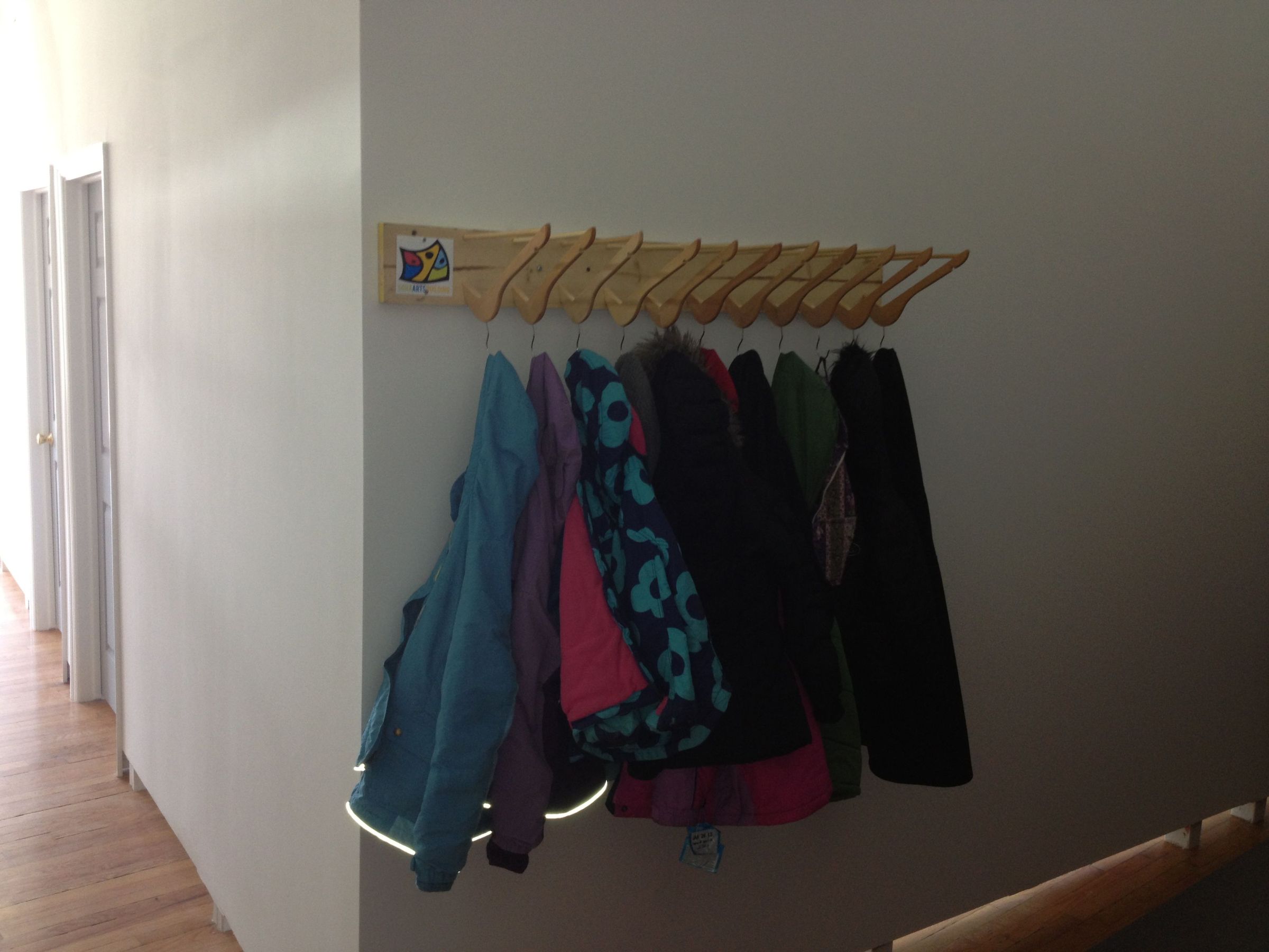 Recycled Coat Hanger Coat Rack : 5 Steps (with Pictures) - Instructables