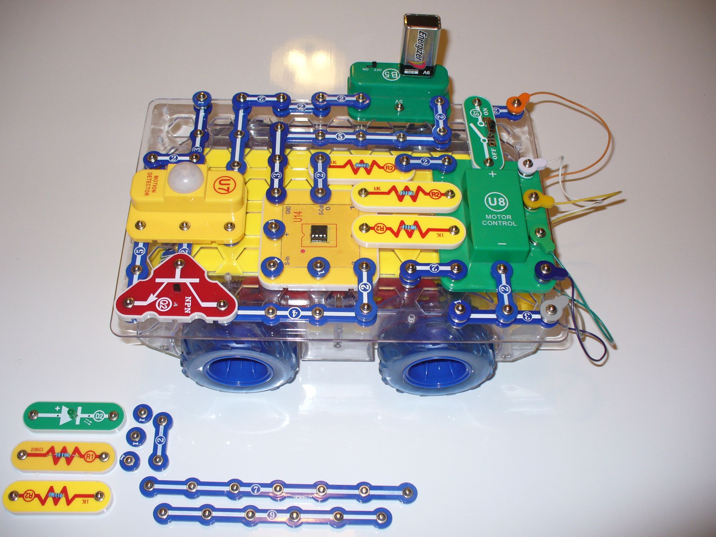 Hack the Snap Circuits Rover : 7 Steps (with Pictures) - Instructables