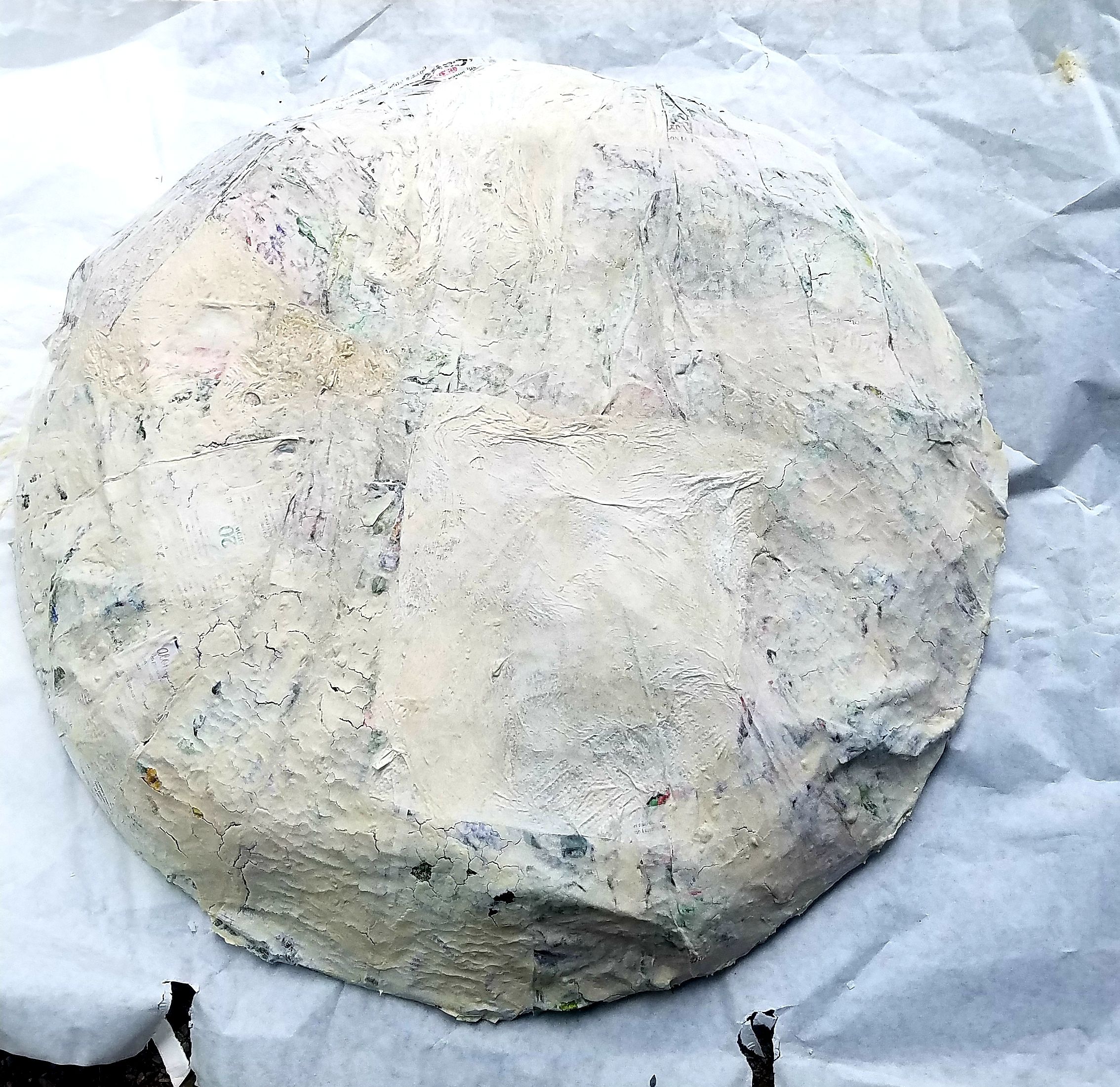 How to Make a Paper Mache Moon Wall Hanging : 9 Steps (with Pictures ...