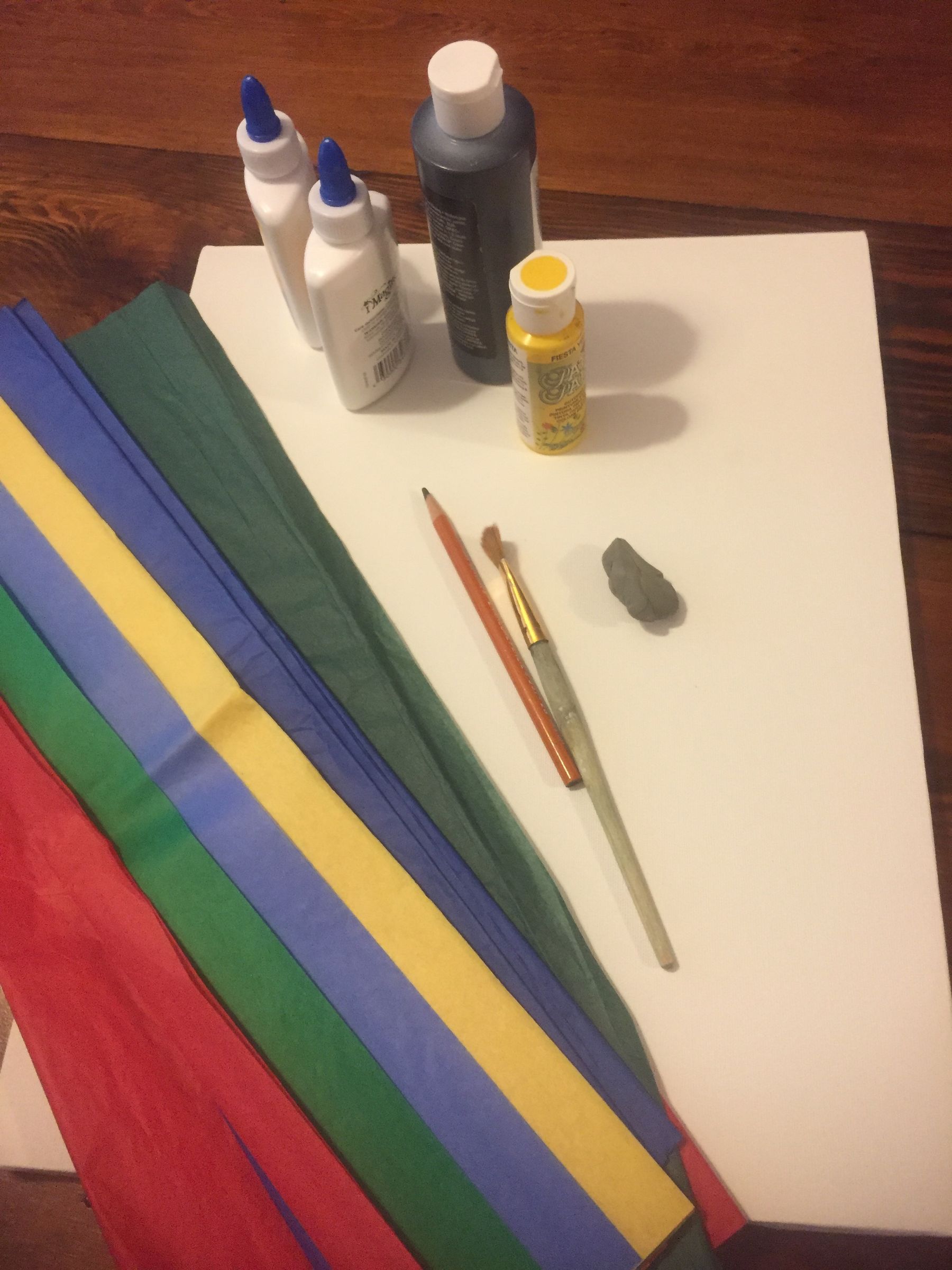 Tissue Paper and Glue Collage : 5 Steps (with Pictures) - Instructables