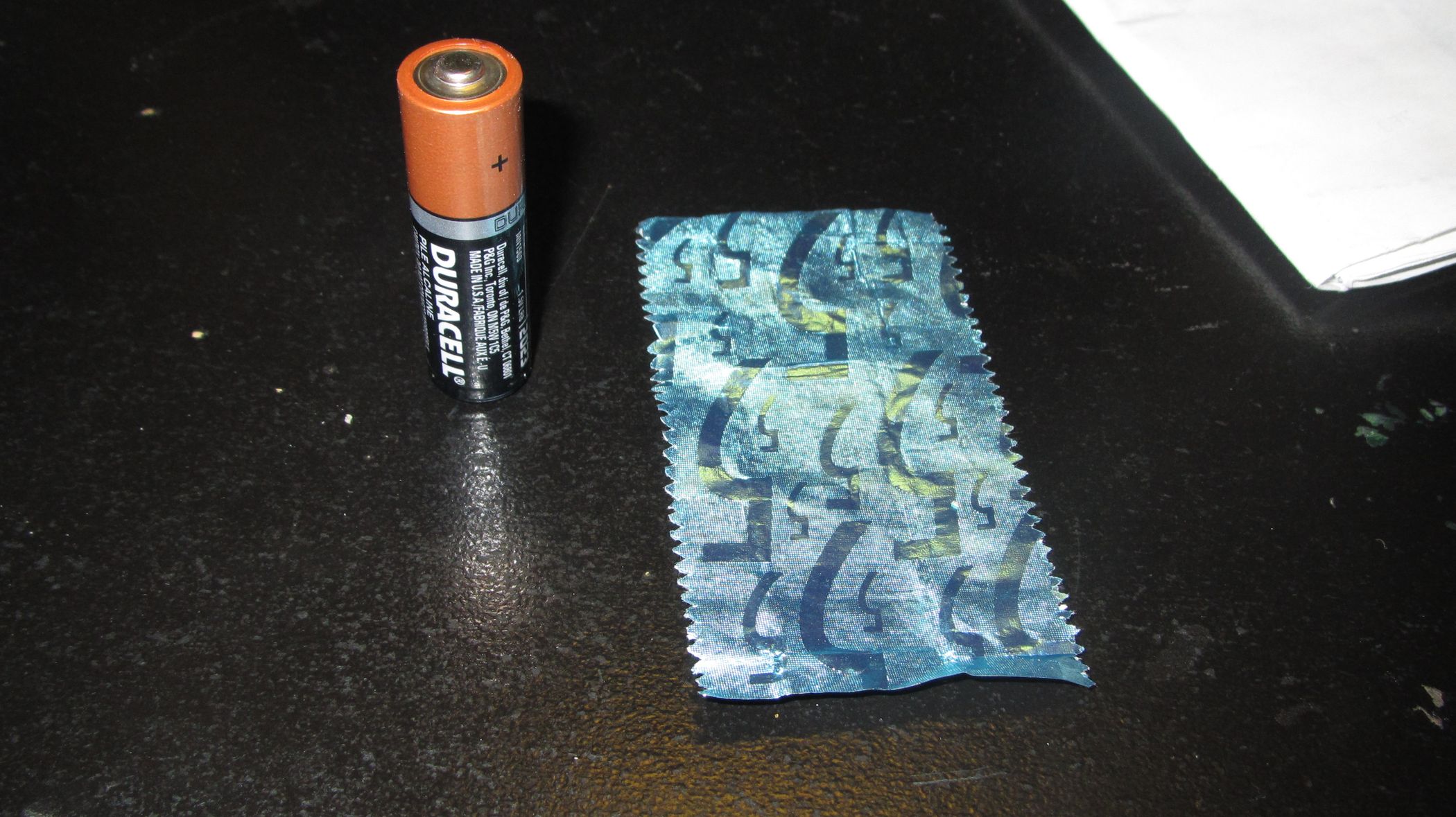 How to Make a Fire With a Gum Wrapper and a Battery - Instructables