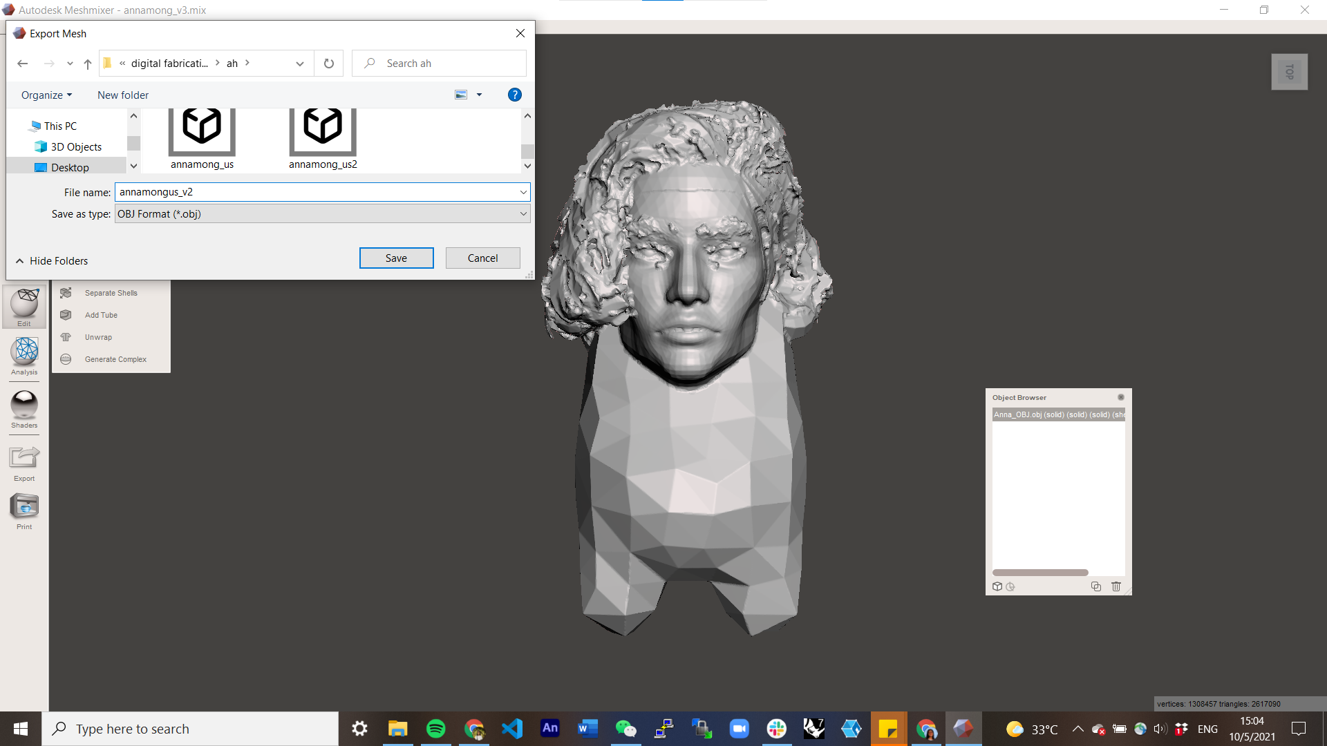 Merging Objects in Meshmixer : 6 Steps - Instructables