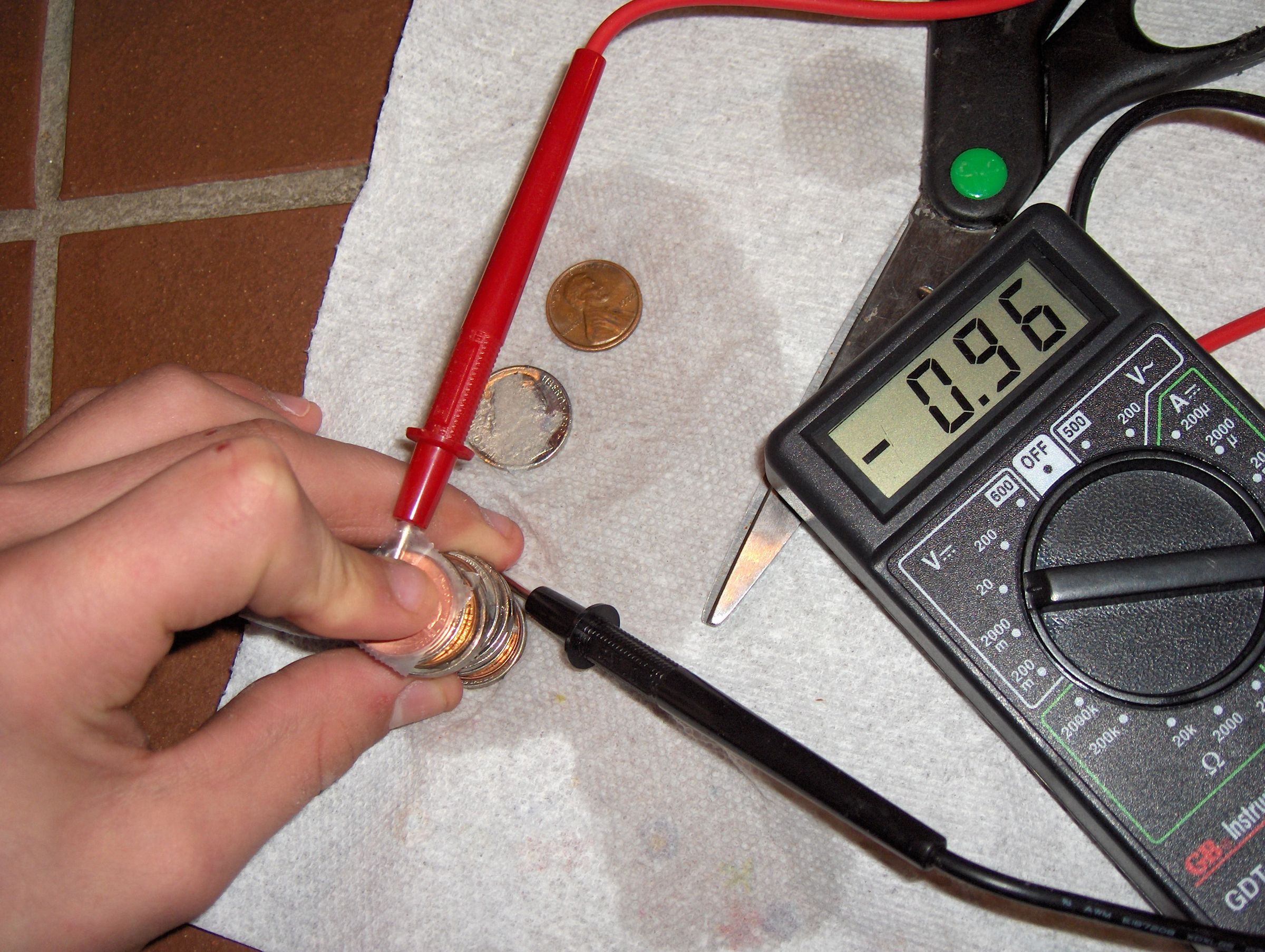 Penny and Nickel Battery : 6 Steps - Instructables