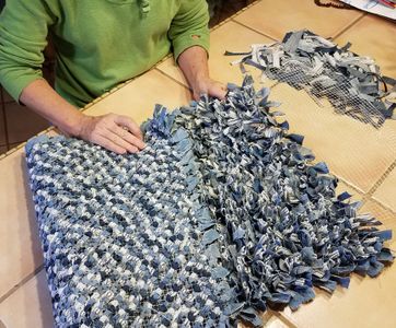 Indigo Jeans Shag Rug : 3 Steps (with Pictures) - Instructables