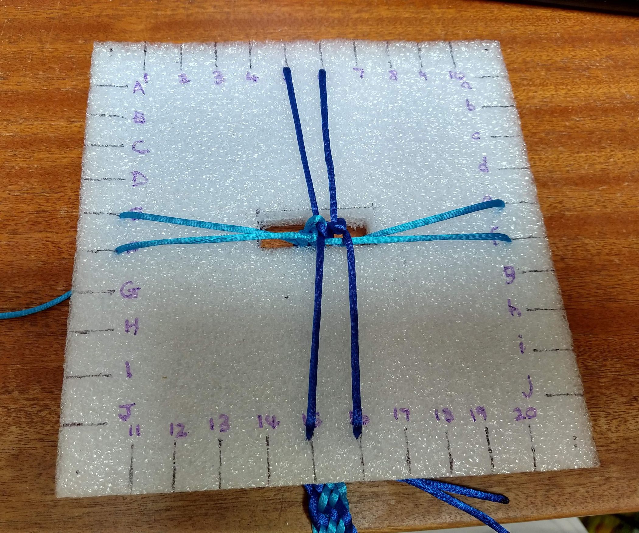 Make Your Own Square Kumihimo Disk From Foam Packaging : 8 Steps (with Pictures) - Instructables