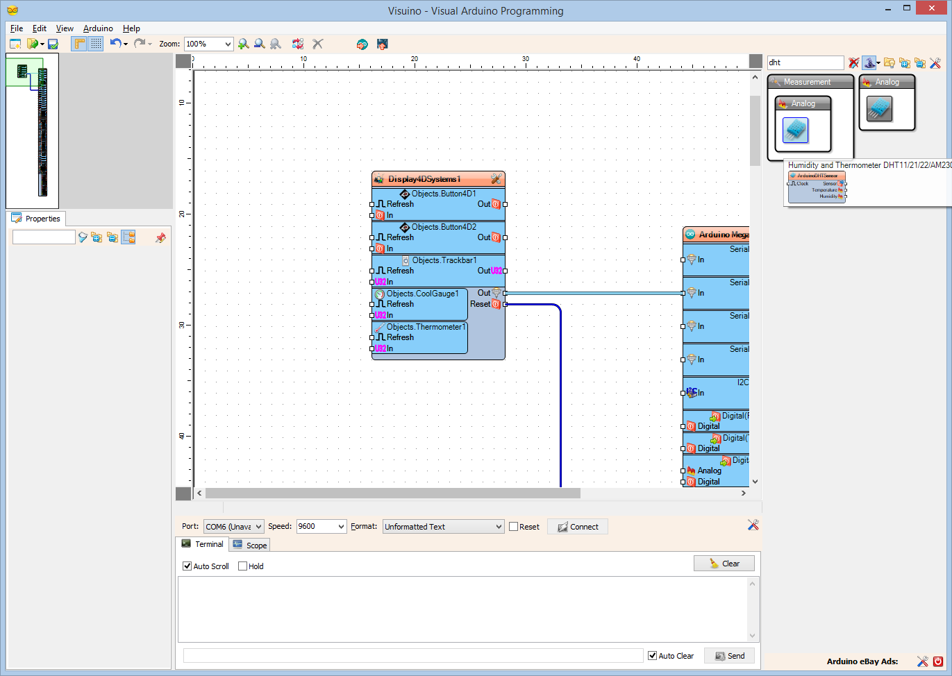 Arduino and Visuino: Connect 4D Systems ViSi Genie Smart Touchscreen Display to Arduino : 21 ...