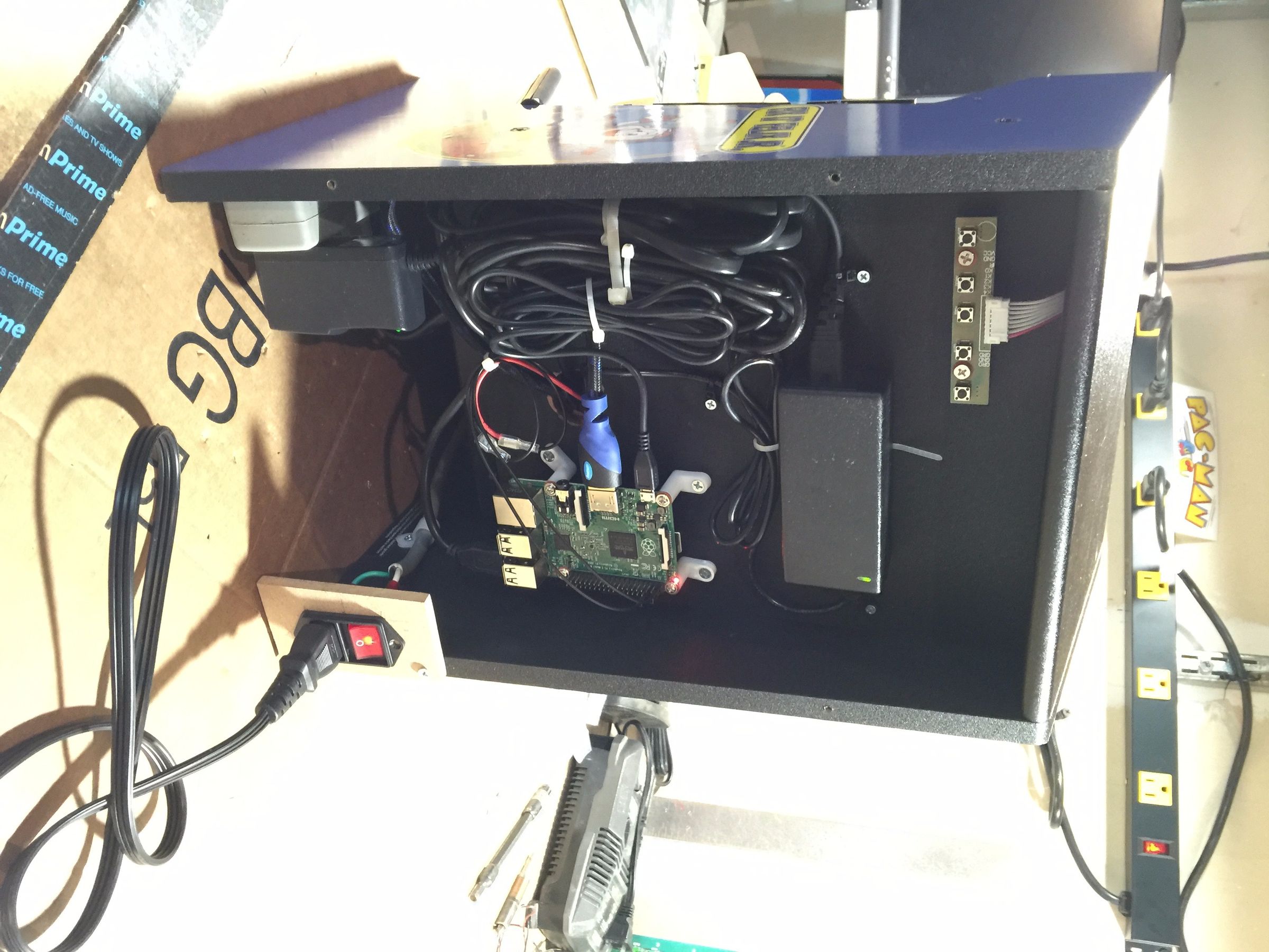 Bartop Mini Retro Arcade - Raspberry Pi and Customised Icade : 12 Steps ...