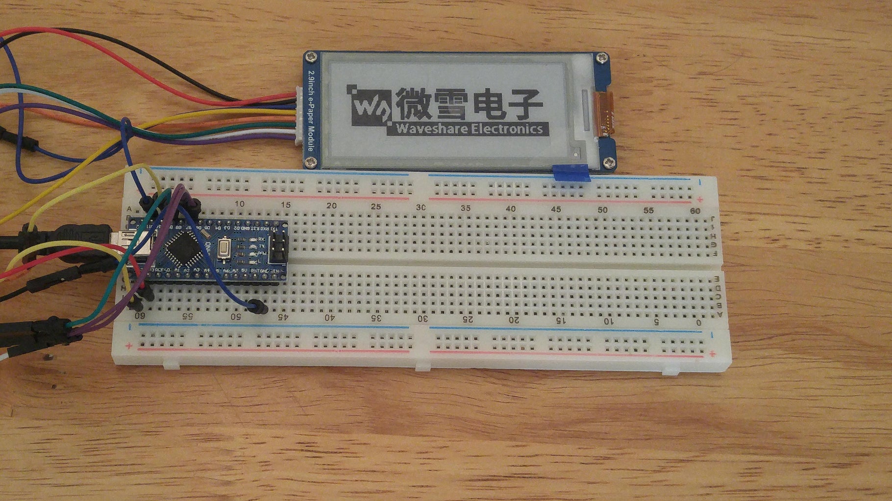 E Paper Display Partial Refresh With Arduino With Pictures Instructables 0680