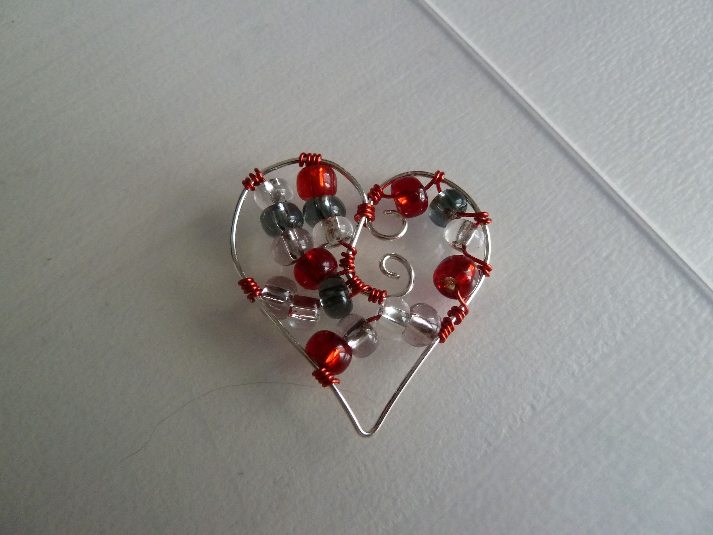 Beaded Heart Pendant : 7 Steps (with Pictures) - Instructables