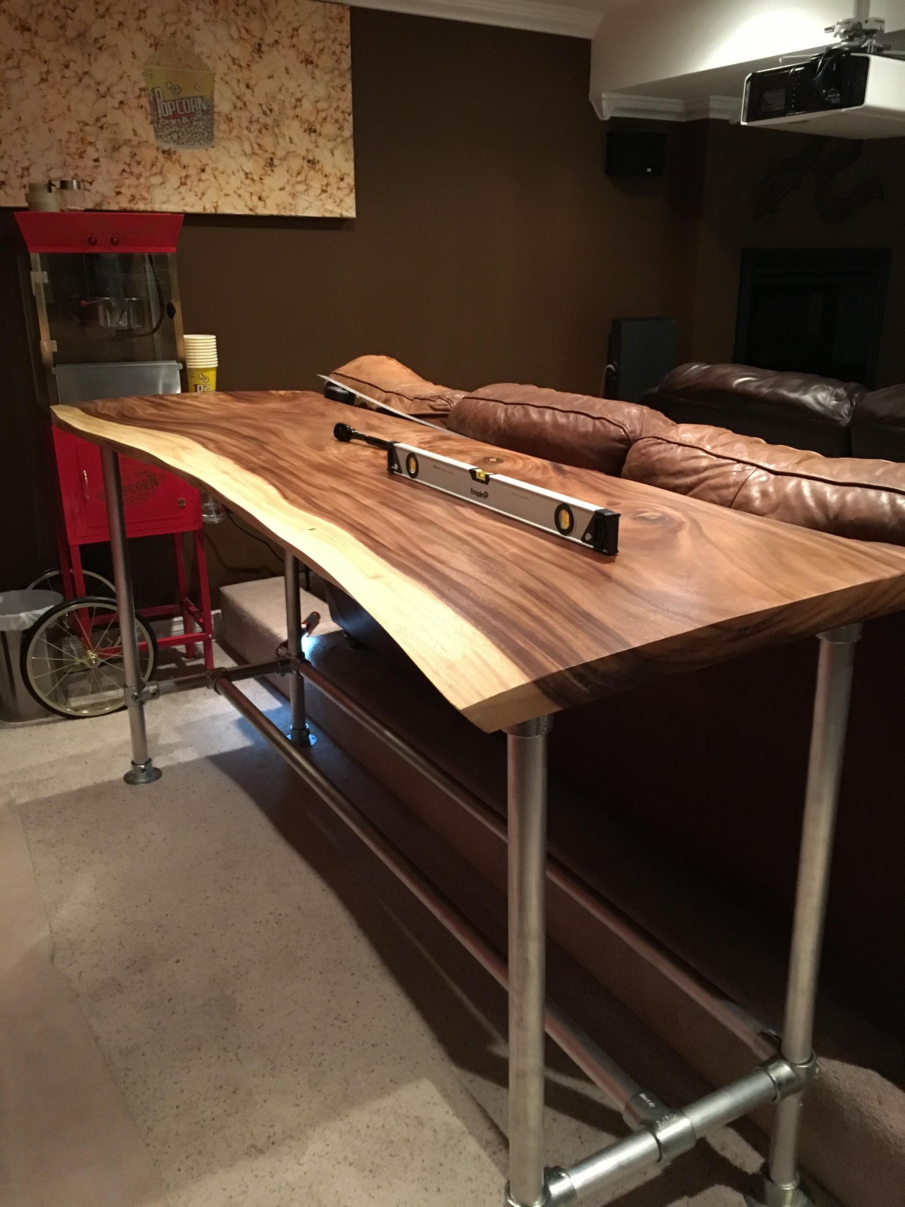 Build a Home Theatre Bar Height Table in an Afternoon : 3 Steps (with ...