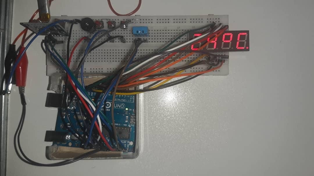 4-digit 7-segment Led Clock With Manual Adjust & Alarm, Thermometer ...