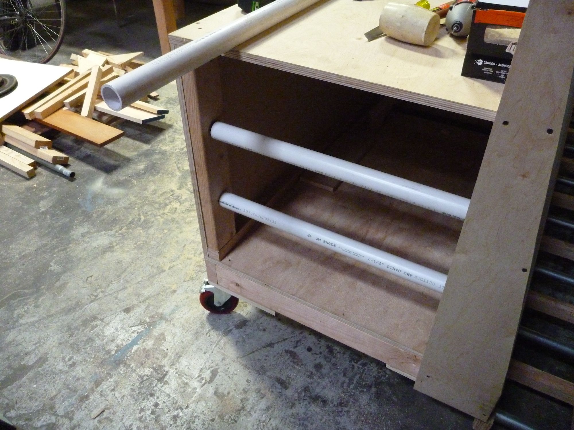 Combo Miter Saw Station Lumber Rack : 13 Steps (with Pictures ...