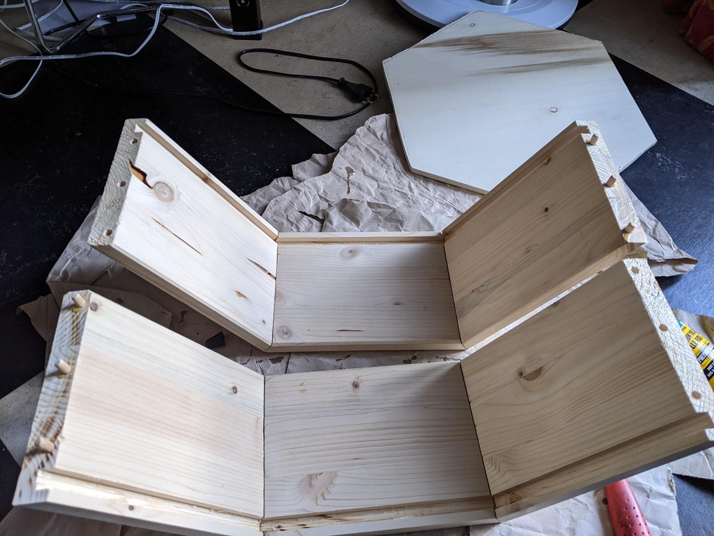 Hexagon Shelf : 10 Steps (with Pictures) - Instructables