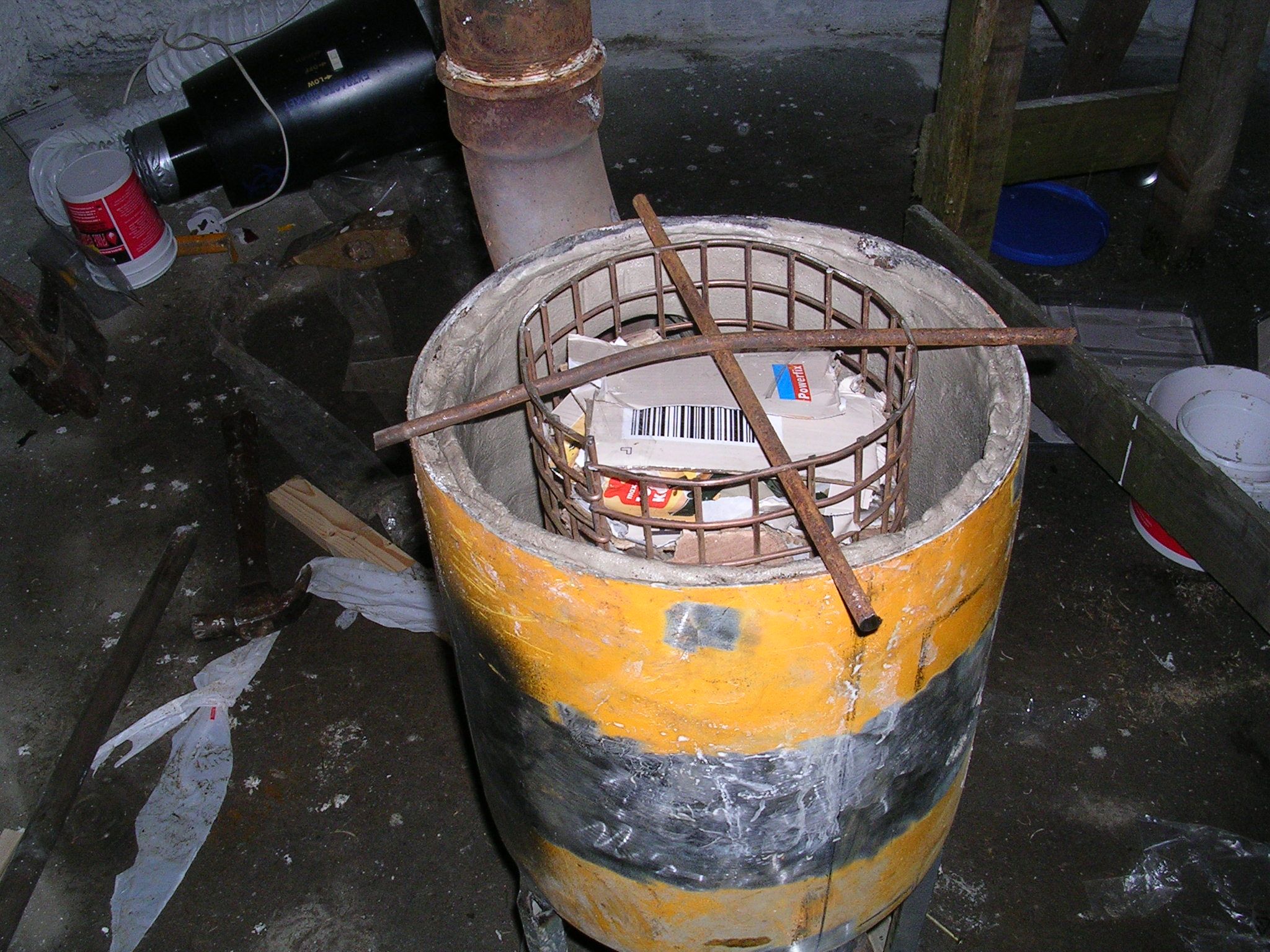 DIY Wood Burner Pot Belly Stove. Made From a Gas Tank : 12 Steps (with ...