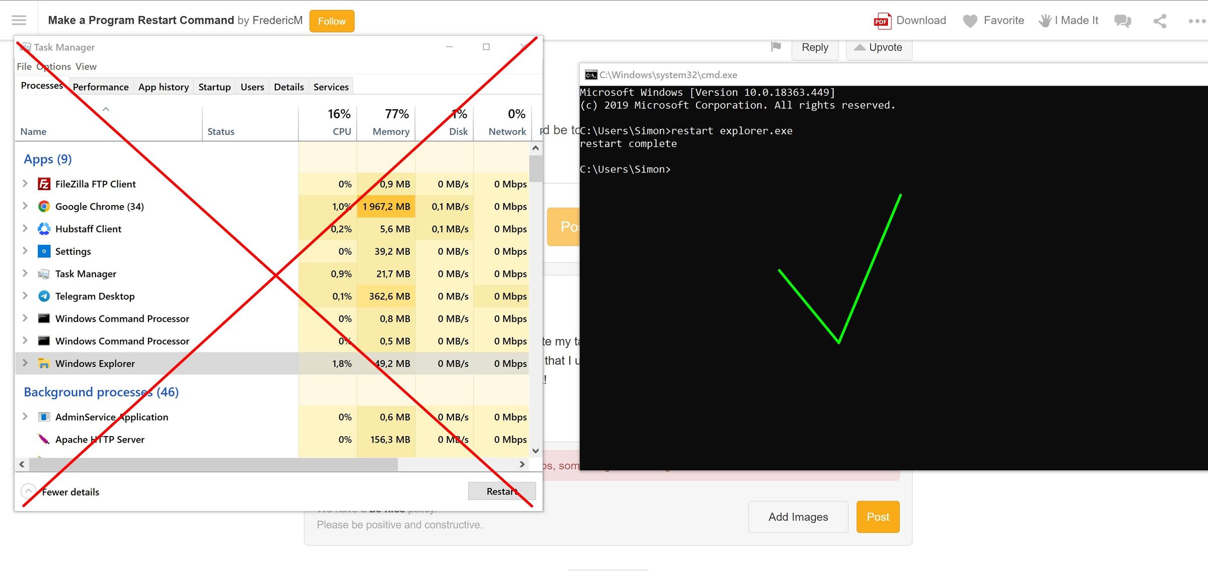 Make a Program Restart Command : 5 Steps - Instructables