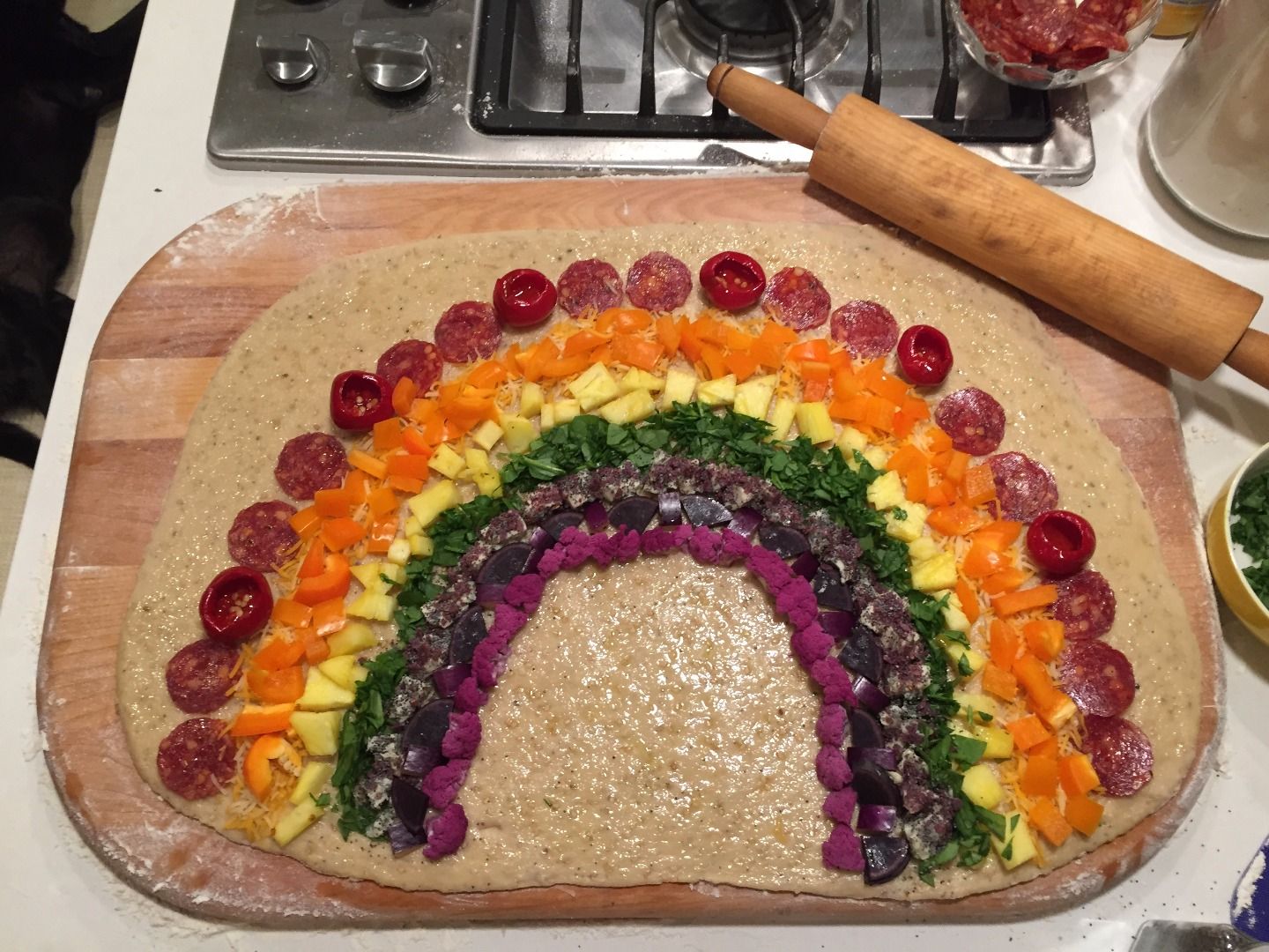 Rainbow Pizza : 6 Steps (with Pictures) - Instructables