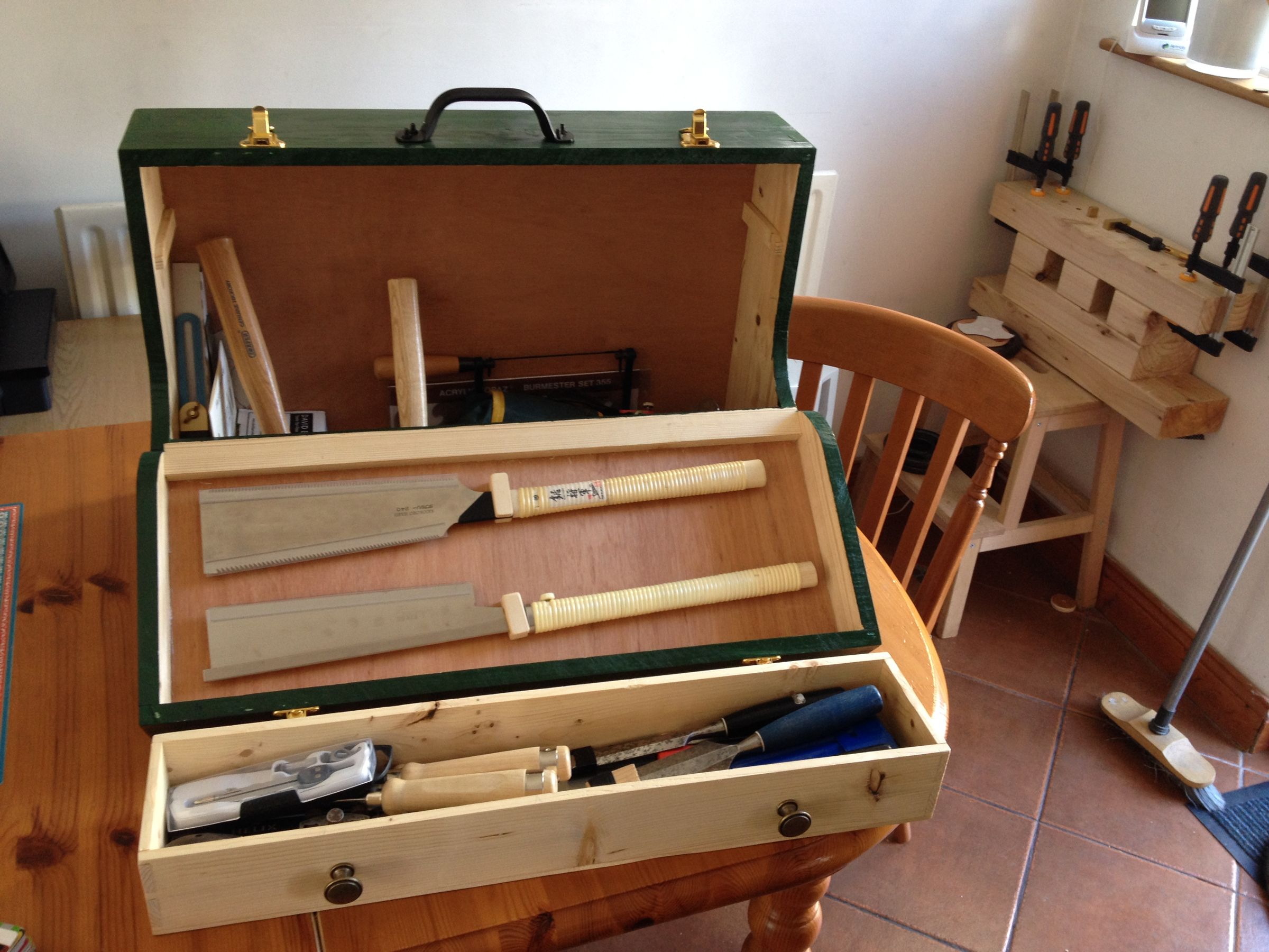 Beginning Woodworking Part 2: Fall Front Wooden Toolbox : 6 Steps (with ...