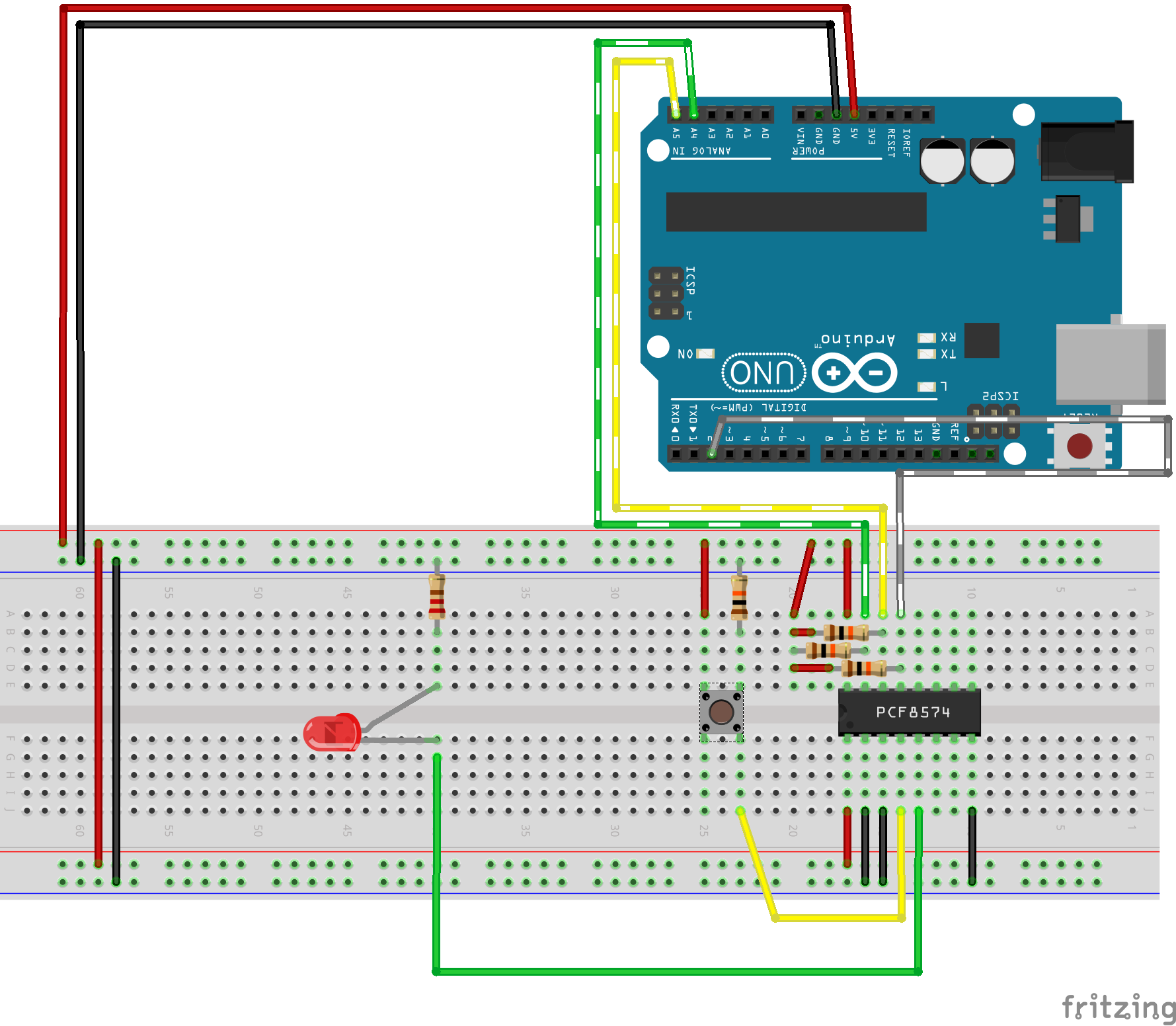 PCF8574 (i2c Digital I/O Expander) Fast Easy Usage : 8 Steps ...