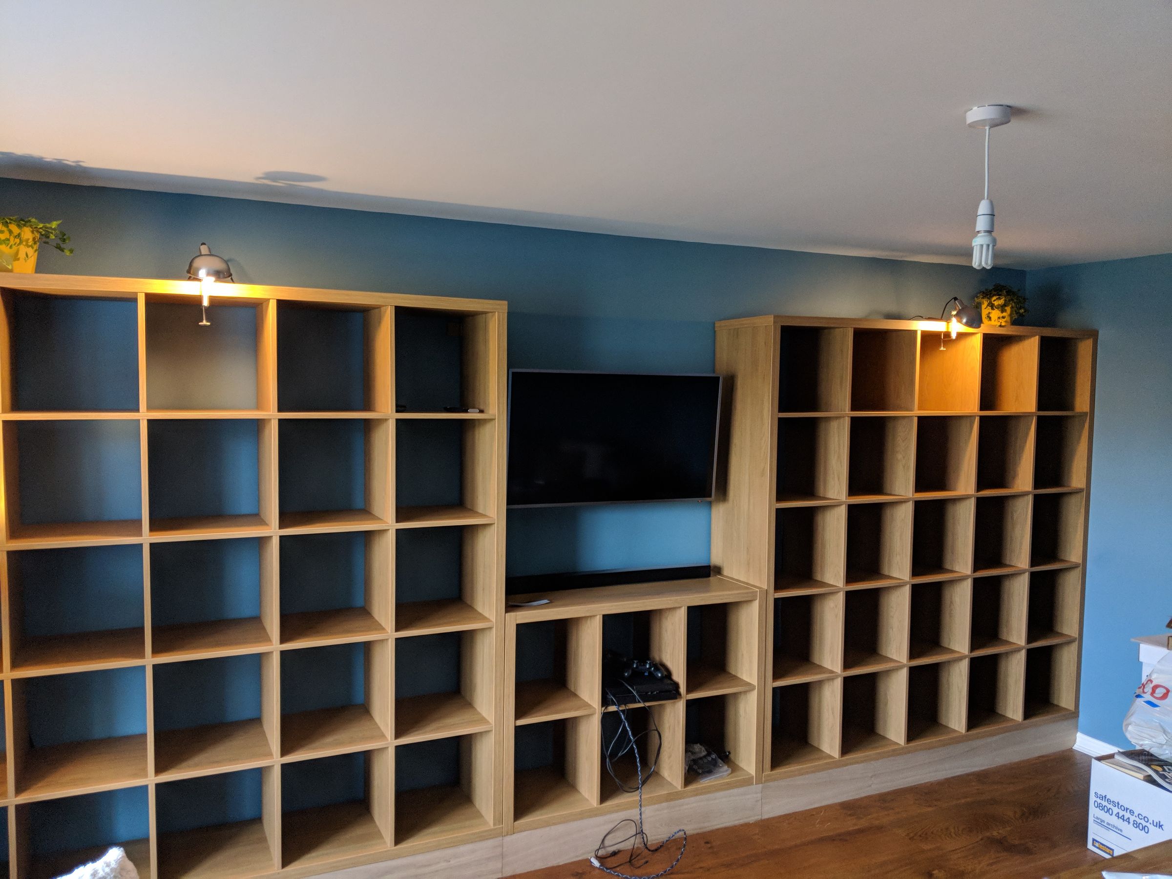 Built in Ikea Bookshelf - Full Wall : 8 Steps (with Pictures ...