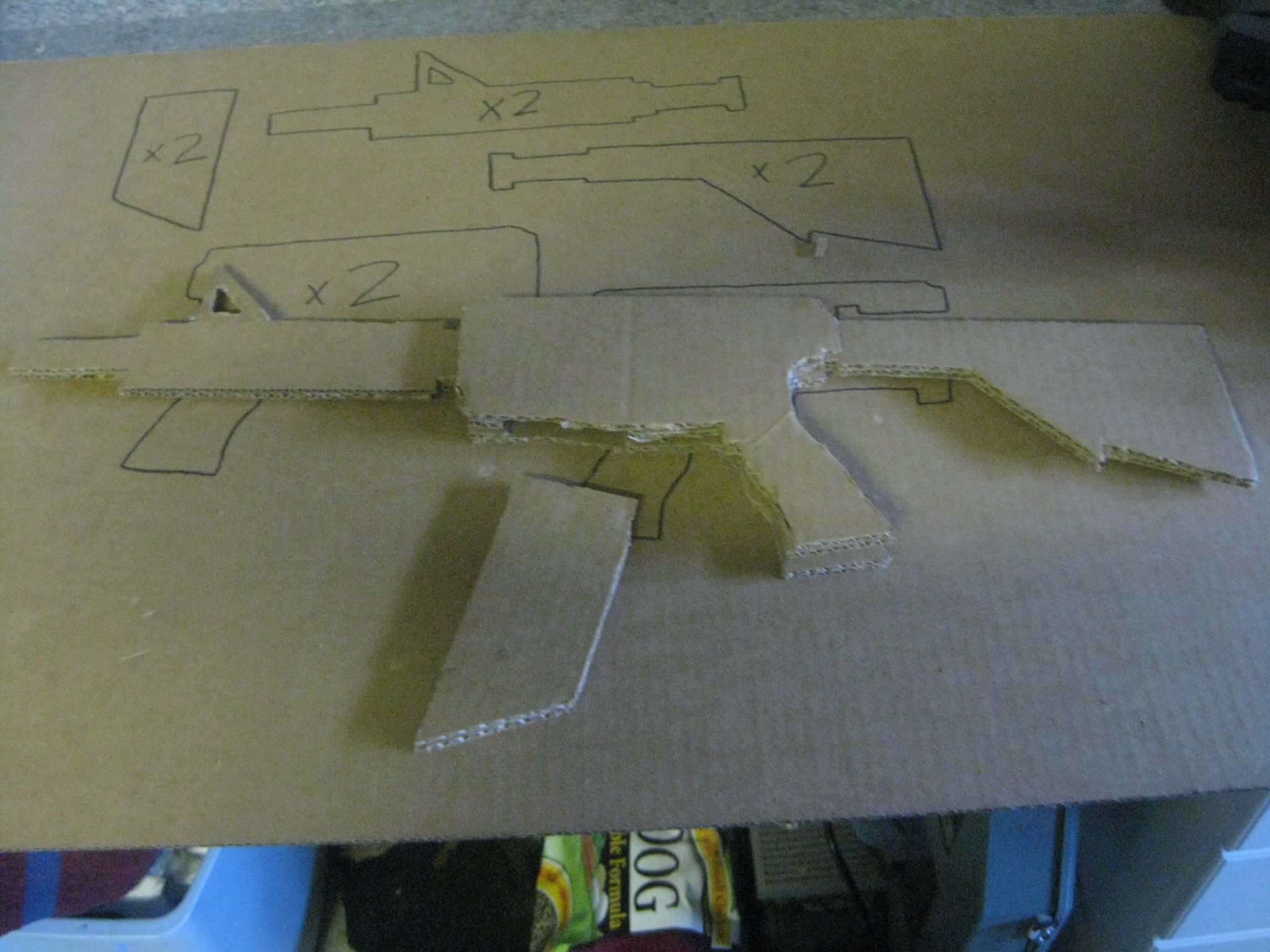 Cardboard Assault Rifle! : 5 Steps - Instructables