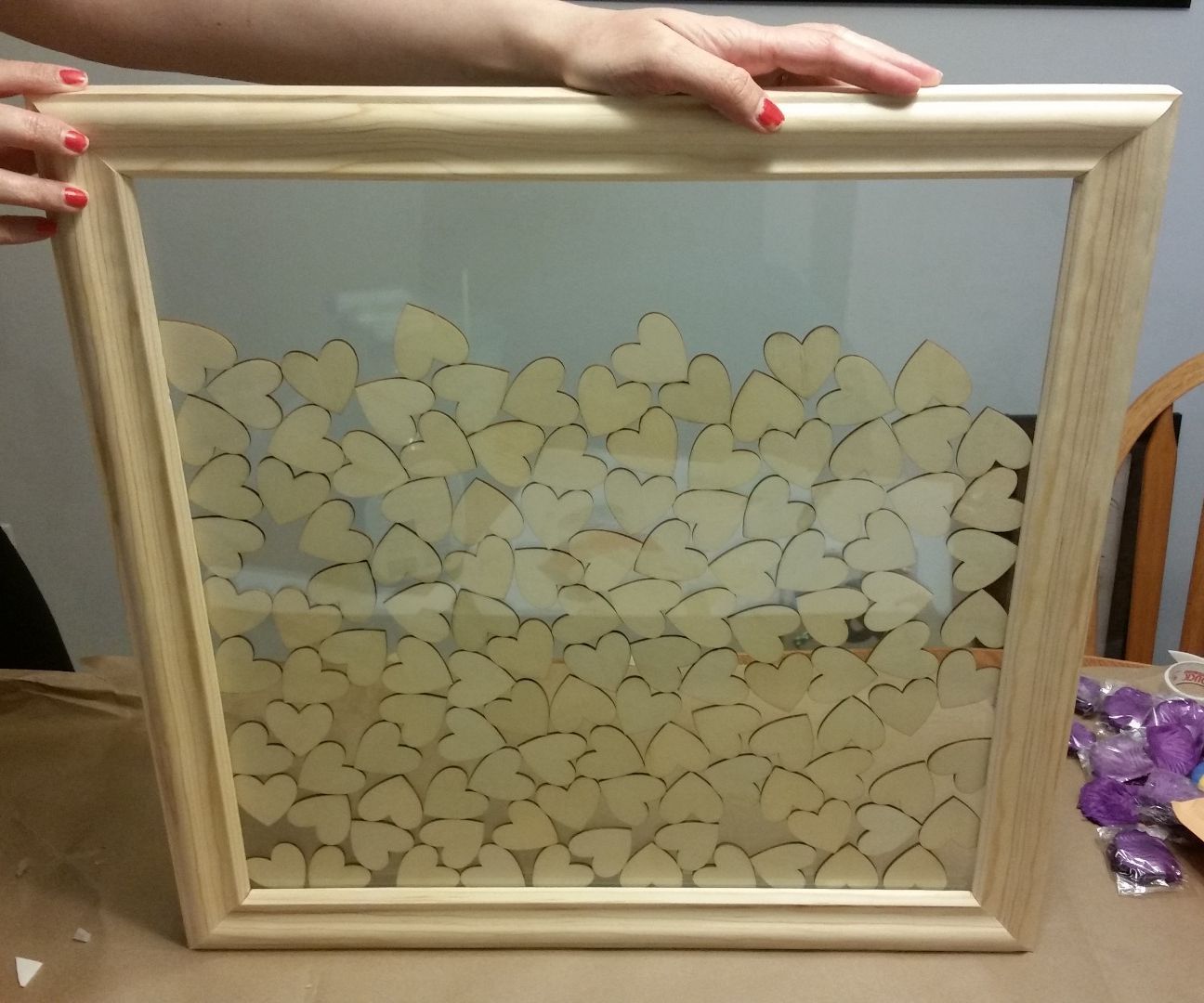 How to Make a Guest Book Picture Frame : 7 Steps (with Pictures ...