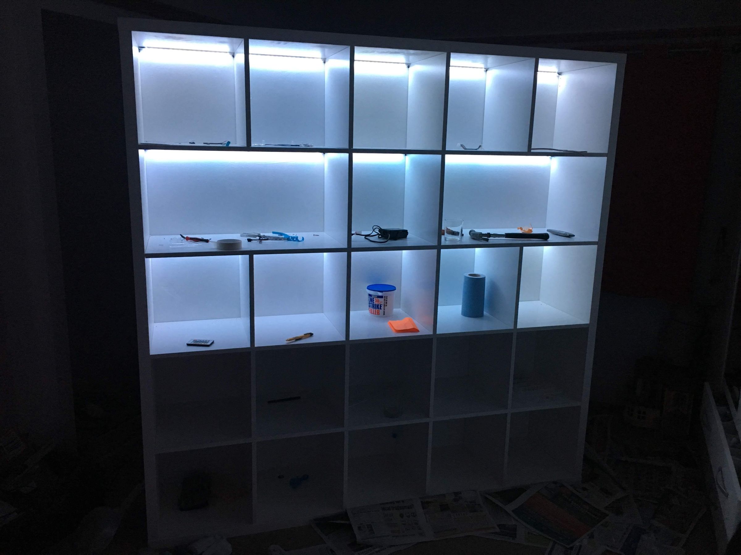 Old Storage Makeover Using Ikea Kallax 5x5 Unit : 5 Steps (with ...