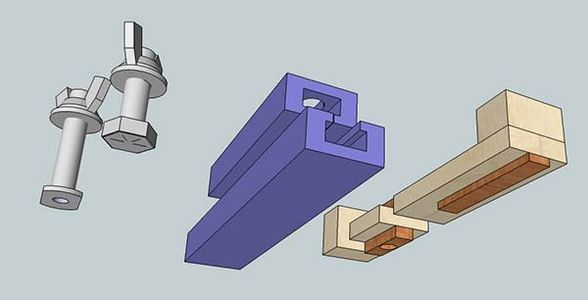Kerf Dado Setting Jig Made From a T-track Left Over : 3 Steps ...
