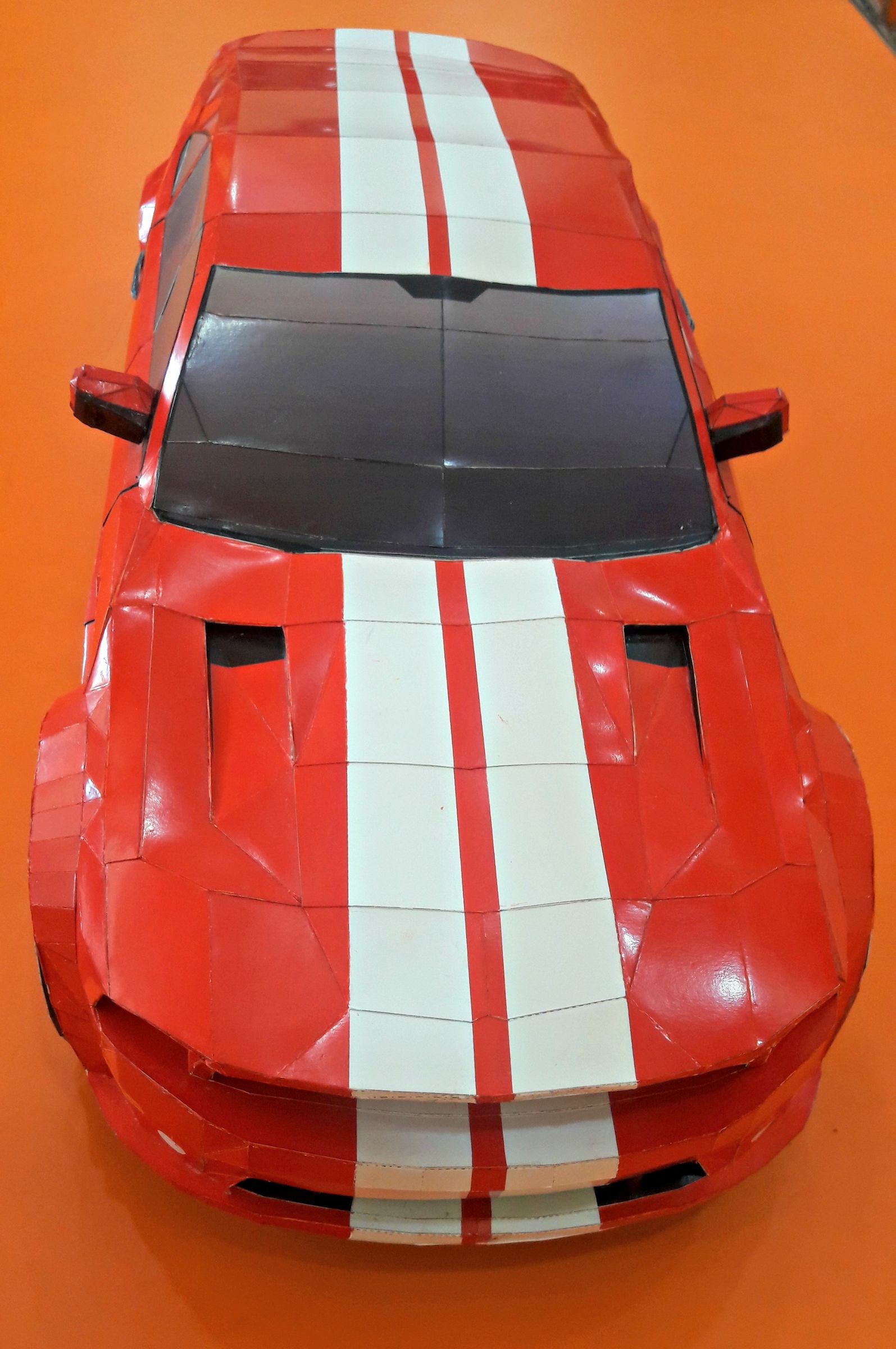 Mustang GT500 Supersnake Shelby Papercraft : 4 Steps - Instructables