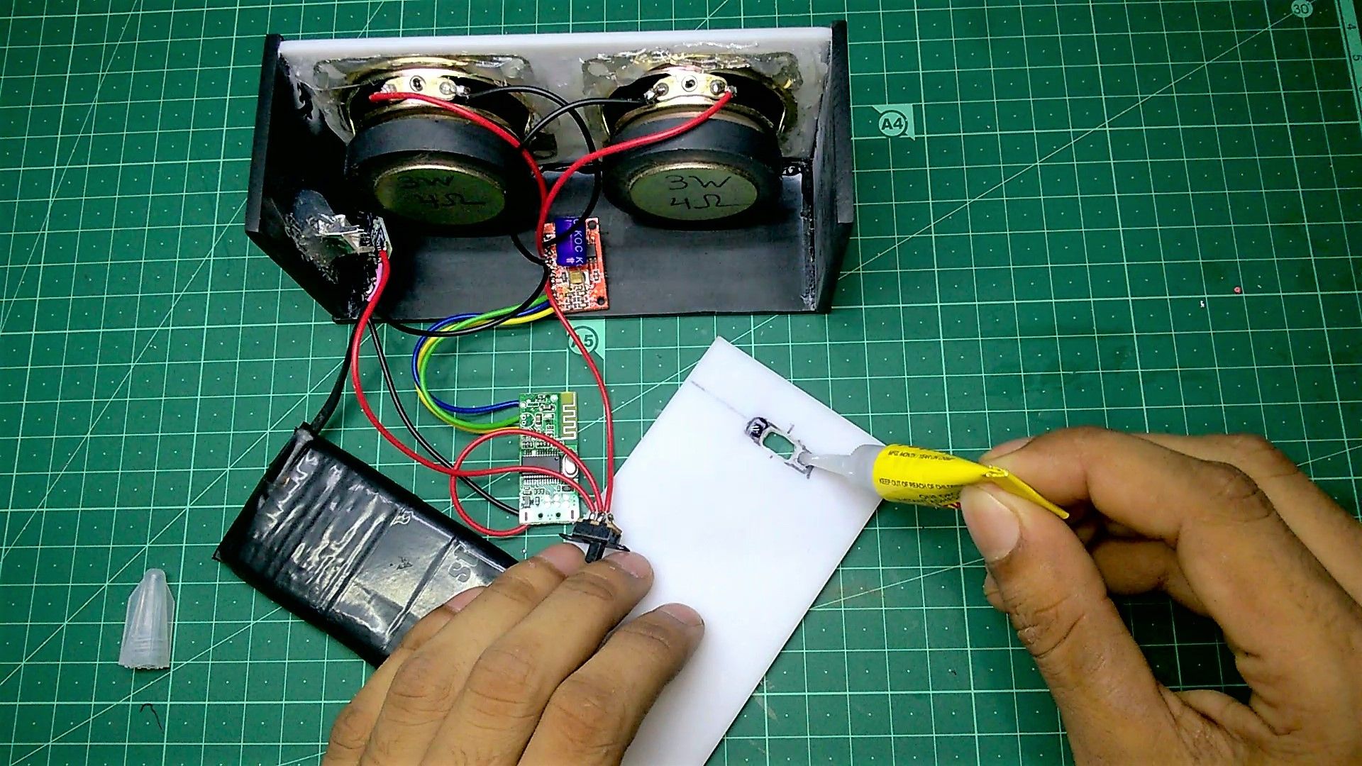 DIY Portable and Powerful Bluetooth Speaker : 11 Steps (with Pictures ...