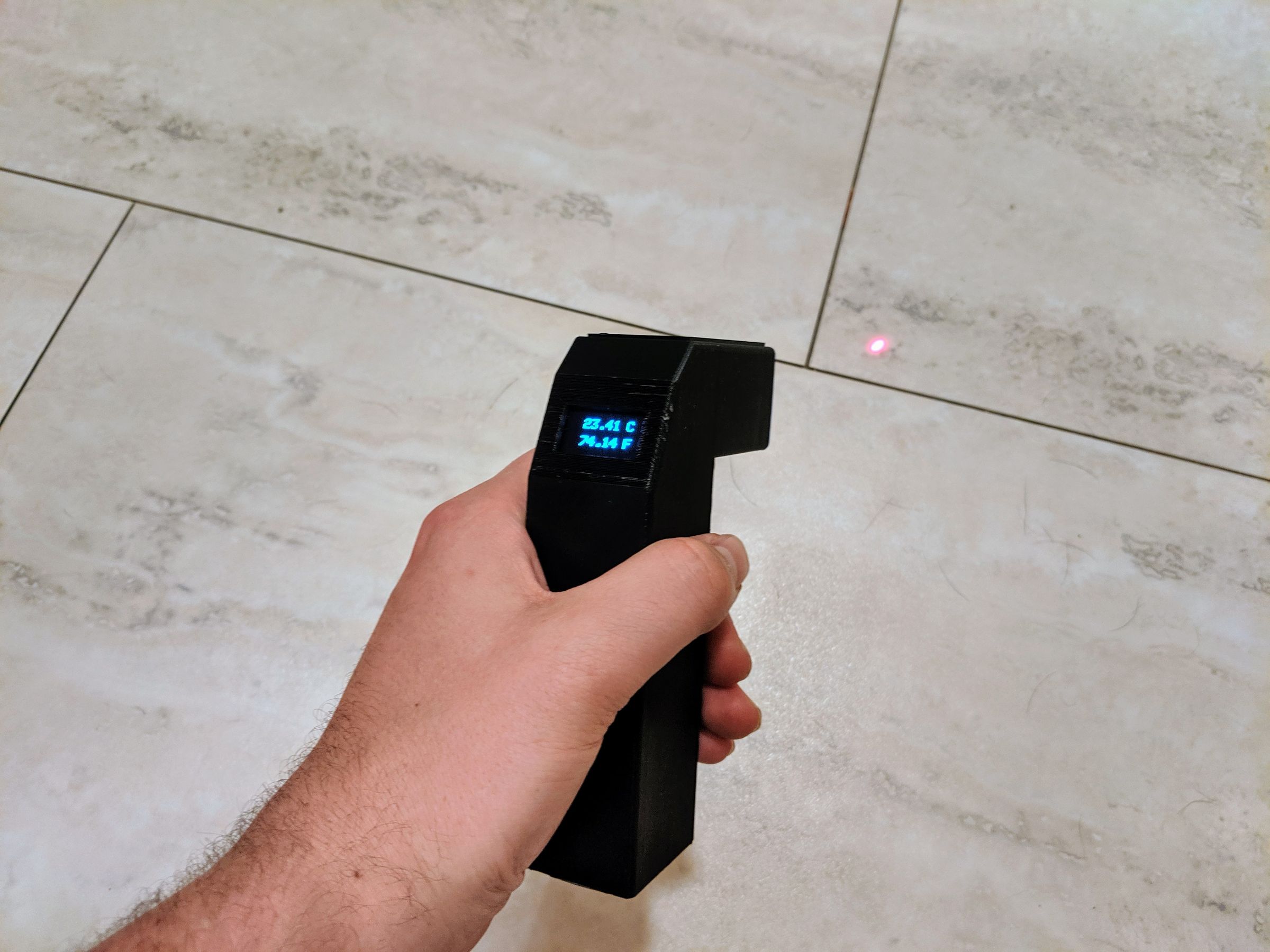 Arduino Laser Infrared Thermometer : 7 Steps (with Pictures ...
