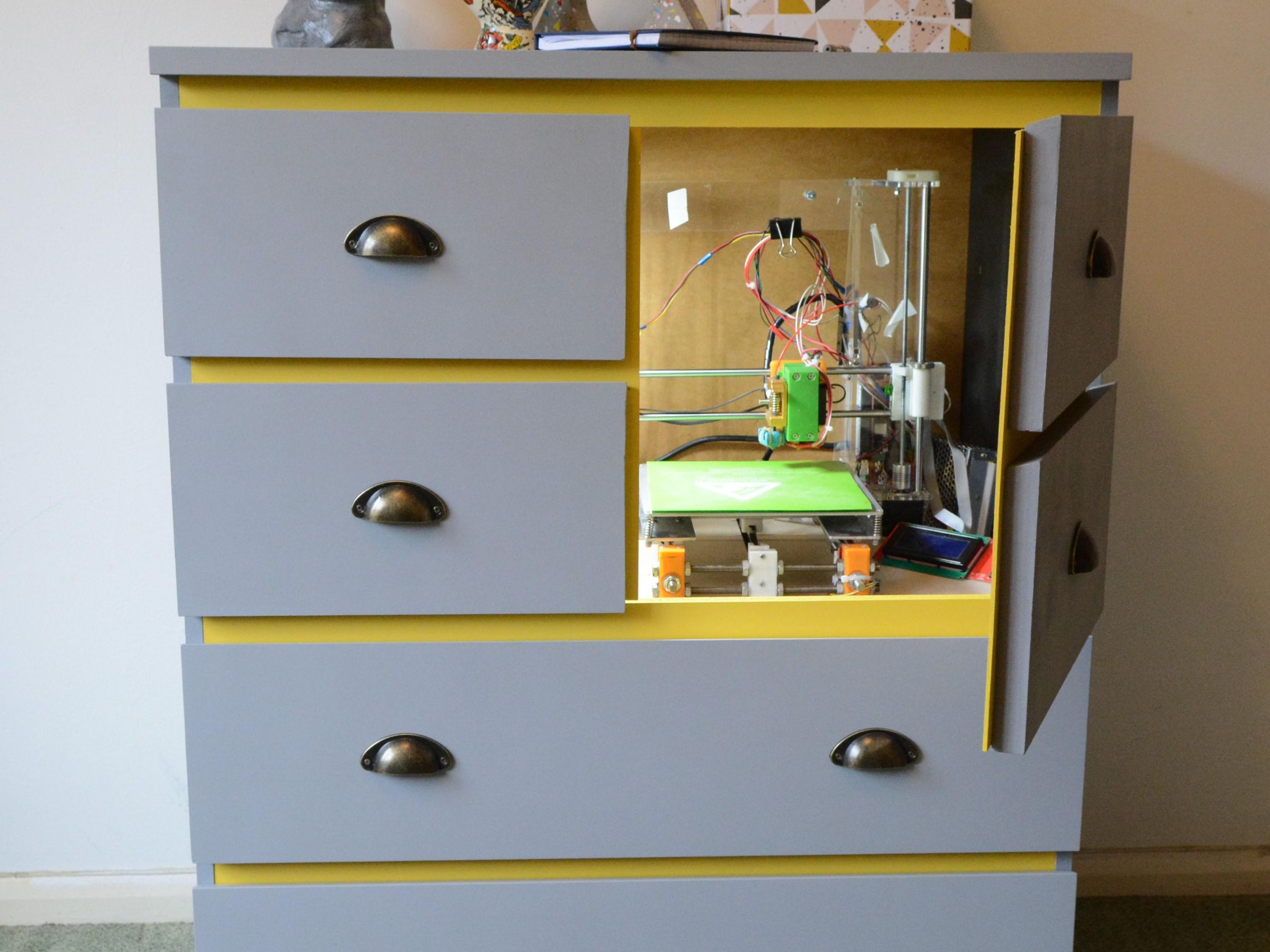 3D Printer Enclosure Using IKEA MALM Chest of Drawers : 12 Steps (with ...