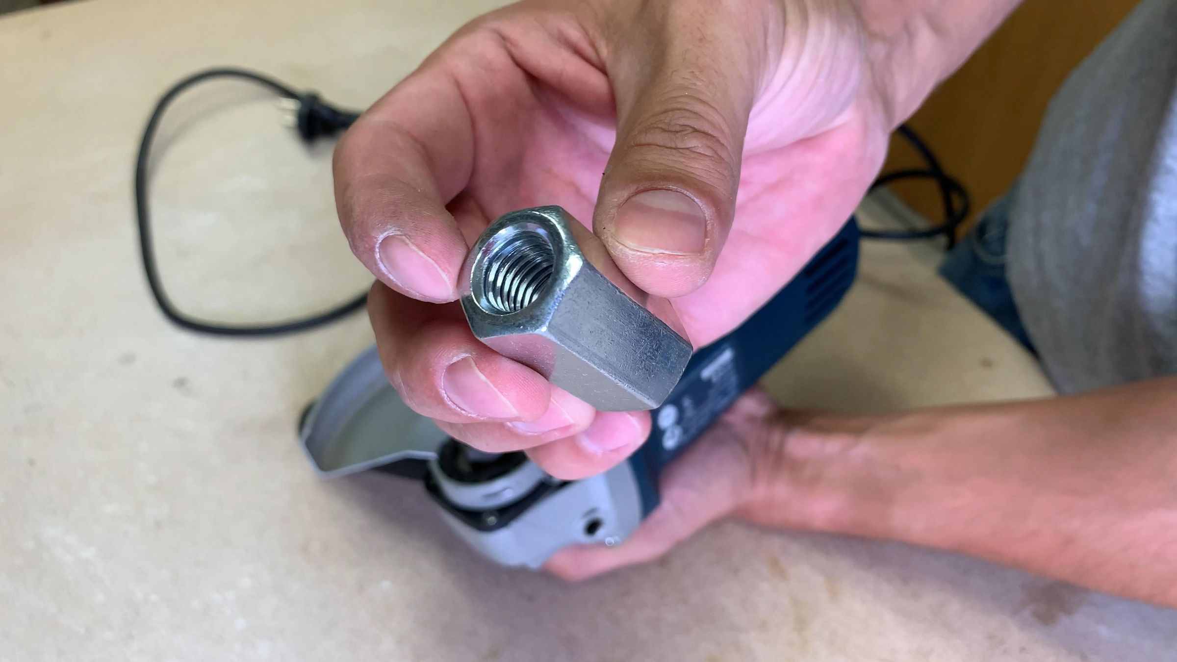 A Power File From an Angle Grinder : 15 Steps (with Pictures ...