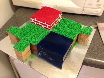 Cool Minecraft Cake That Is Easy to Do, and Will Please the Most ...