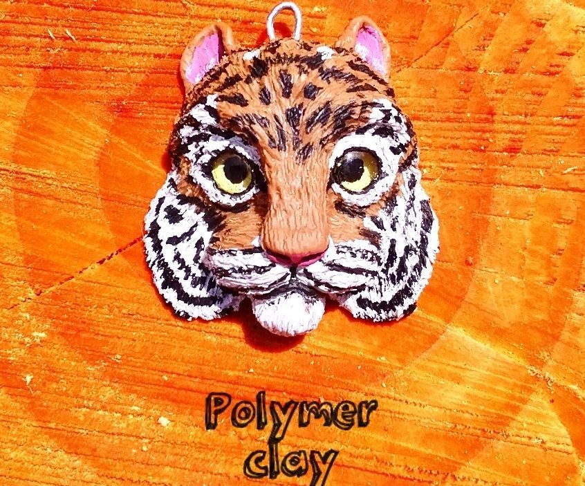 Polymer Clay Tiger Magnet or Key Fob : 5 Steps (with Pictures ...