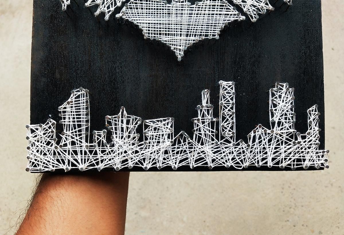 BATMAN | String Art : 6 Steps (with Pictures) - Instructables