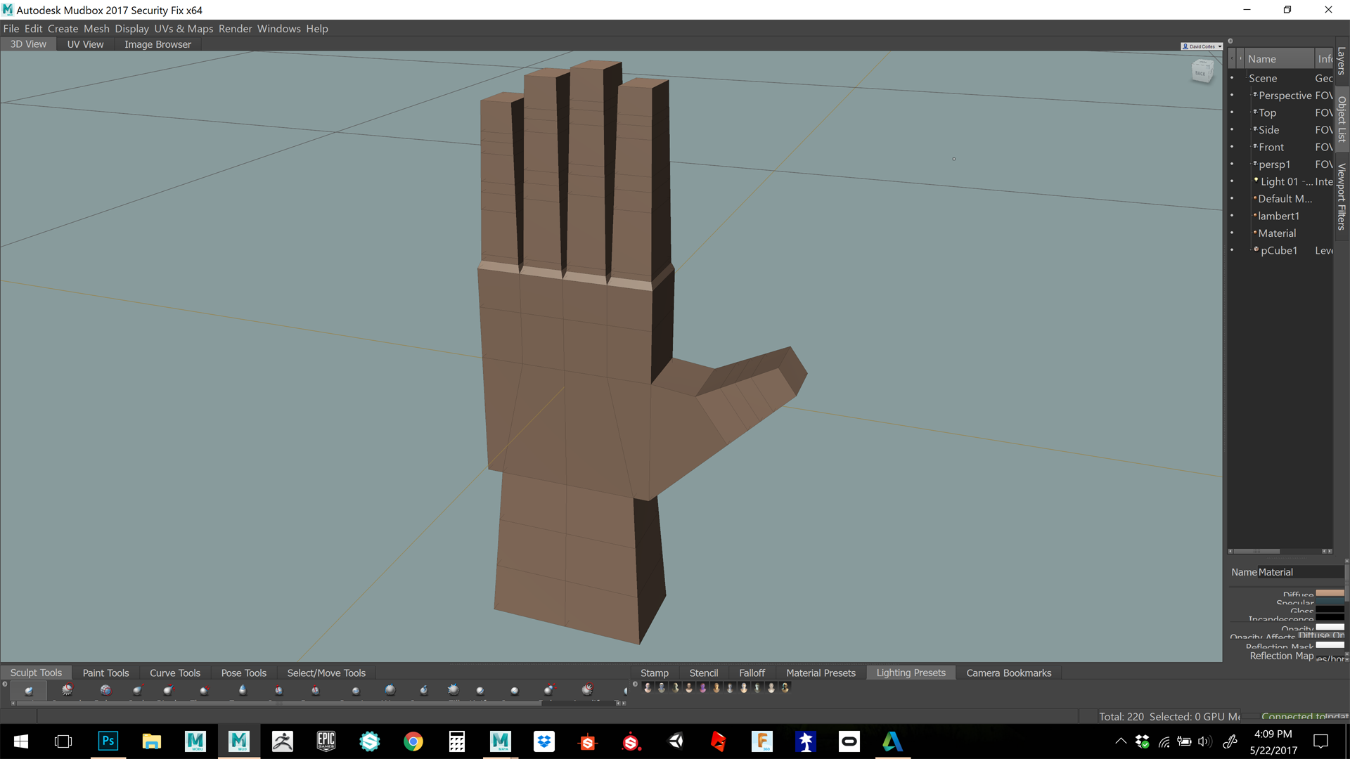 Modeling Hands in Maya and Mudbox (Part 1) : 9 Steps - Instructables